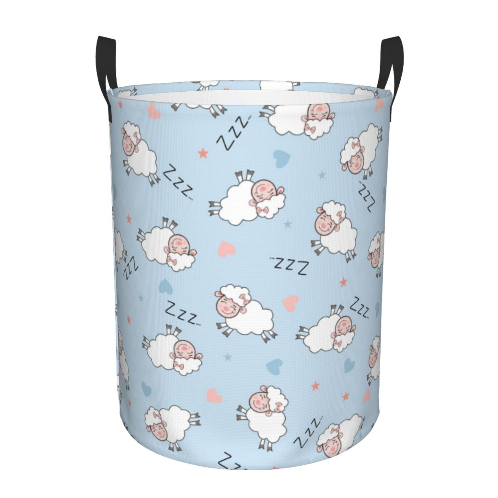 ZICANCN Laundry Basket Organizer, Cartoon Drowsy Sheep Collapsible ...
