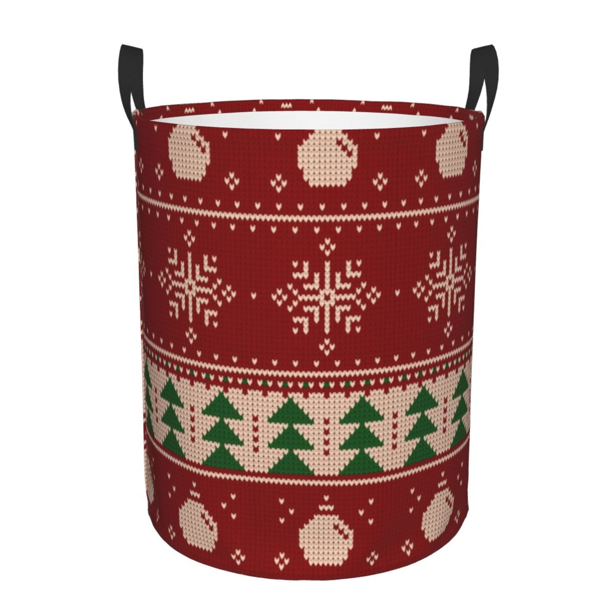 ZICANCN Laundry Basket Organizer, Christmas Green Trees Festival ...