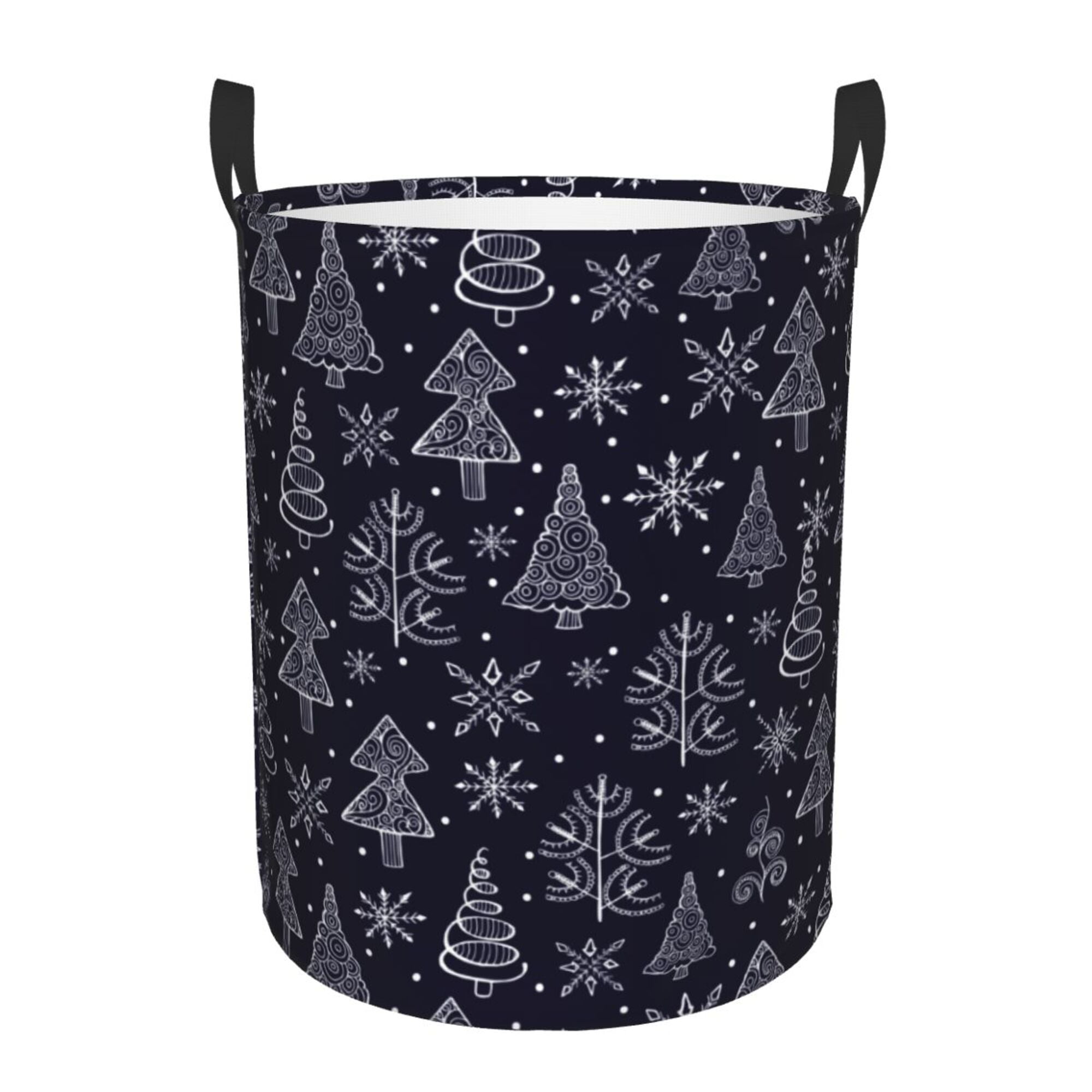 ZICANCN Laundry Basket Organizer, Christmas Tree Dark Blue Collapsible ...
