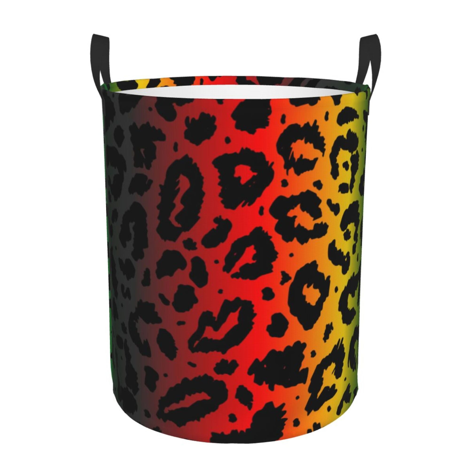 ZICANCN Laundry Basket Organizer, Colored Leopard Print Animal ...