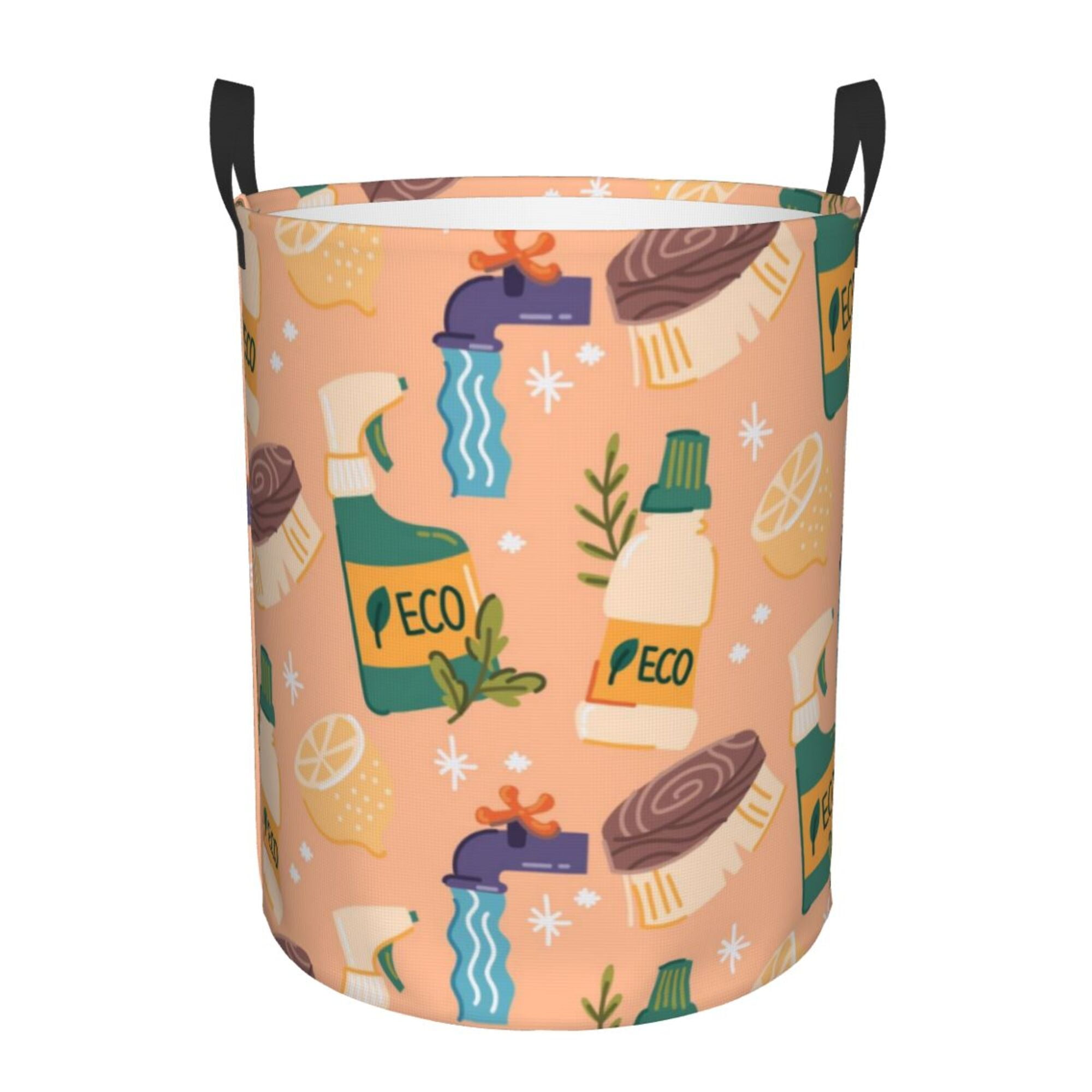 ZICANCN Laundry Basket Organizer, Eco Green Zero Waste Collapsible ...