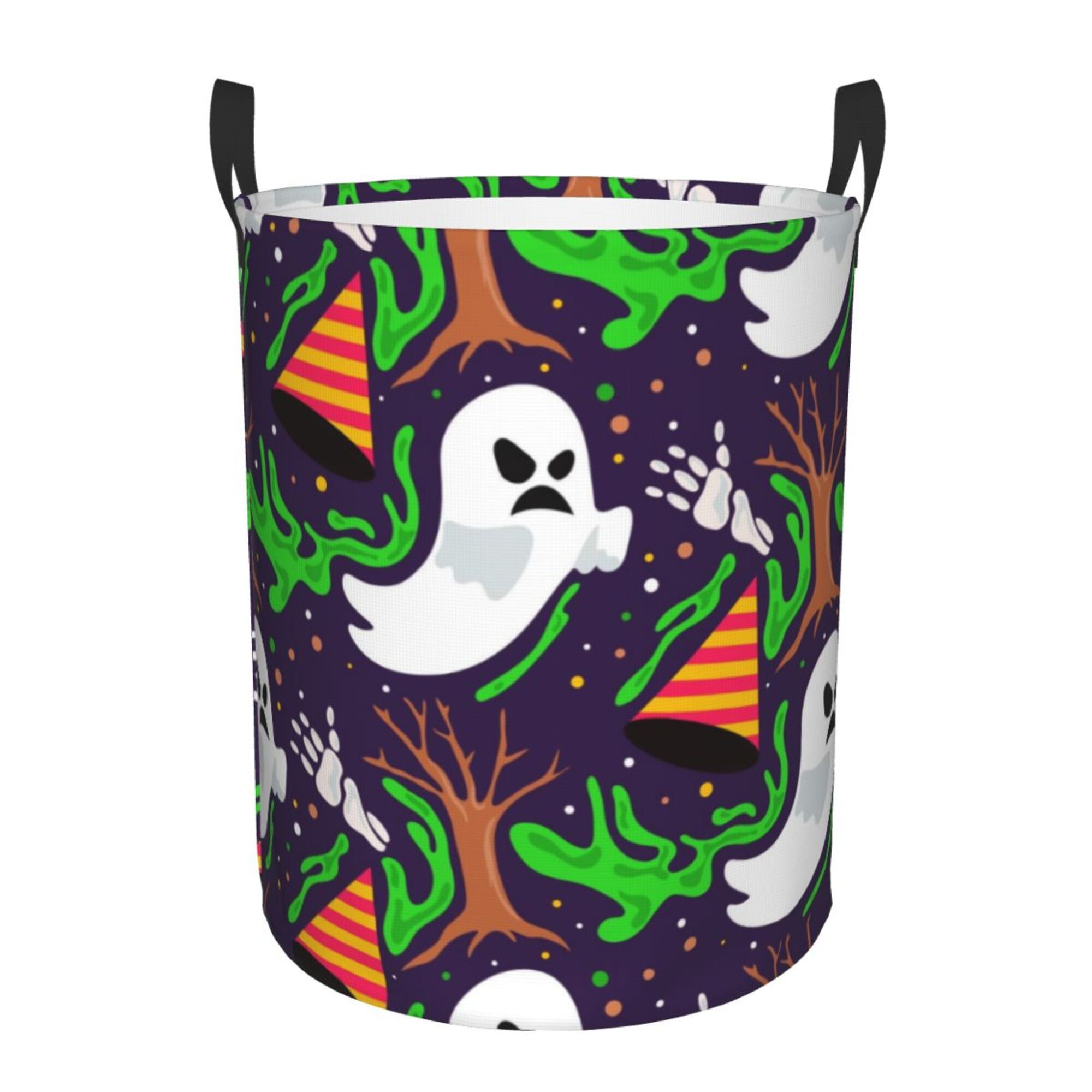 ZICANCN Laundry Basket Organizer, Forest Ghost Hand Collapsible Hamper ...