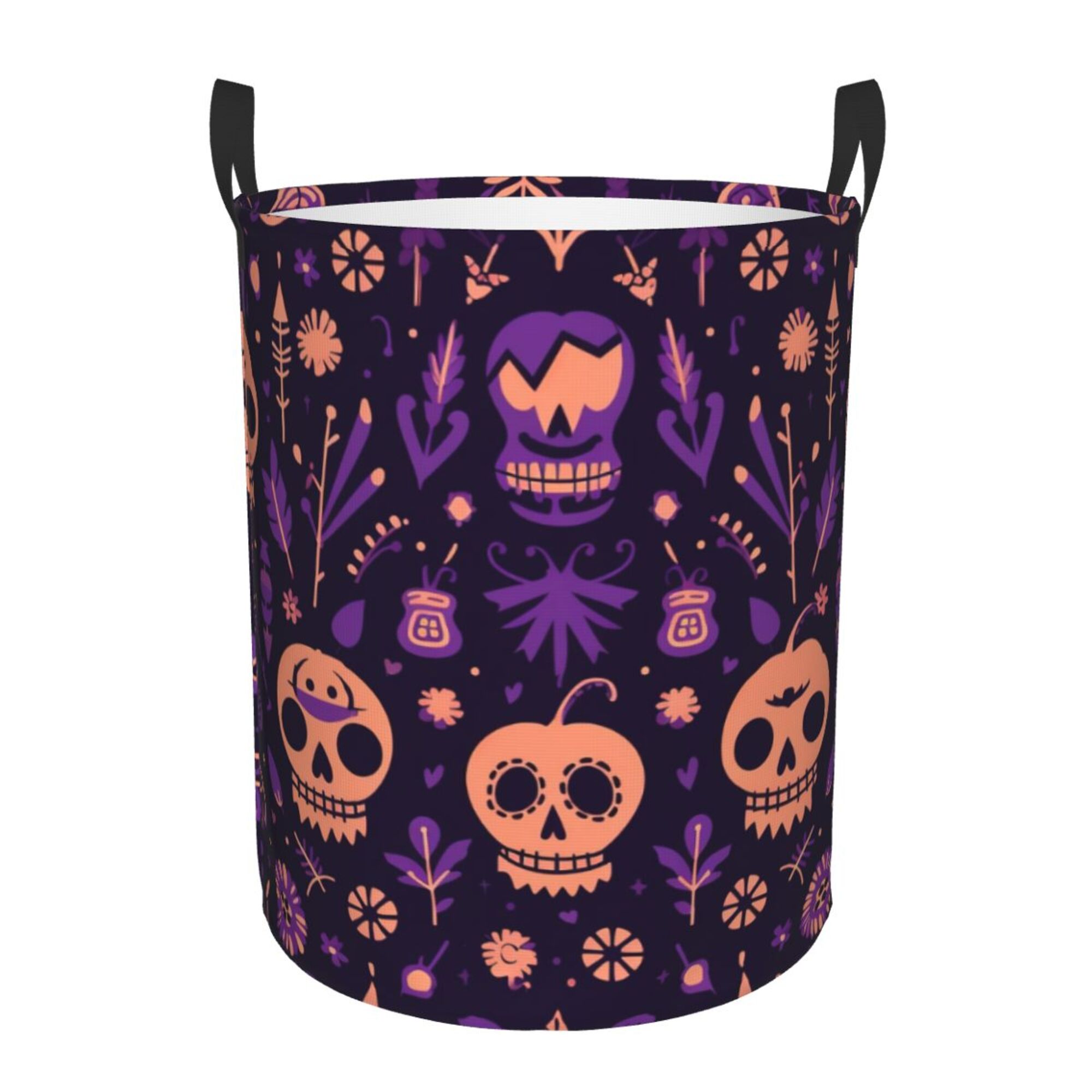 ZICANCN Laundry Basket Organizer, Ghosts Goblins Quirky Halloween ...