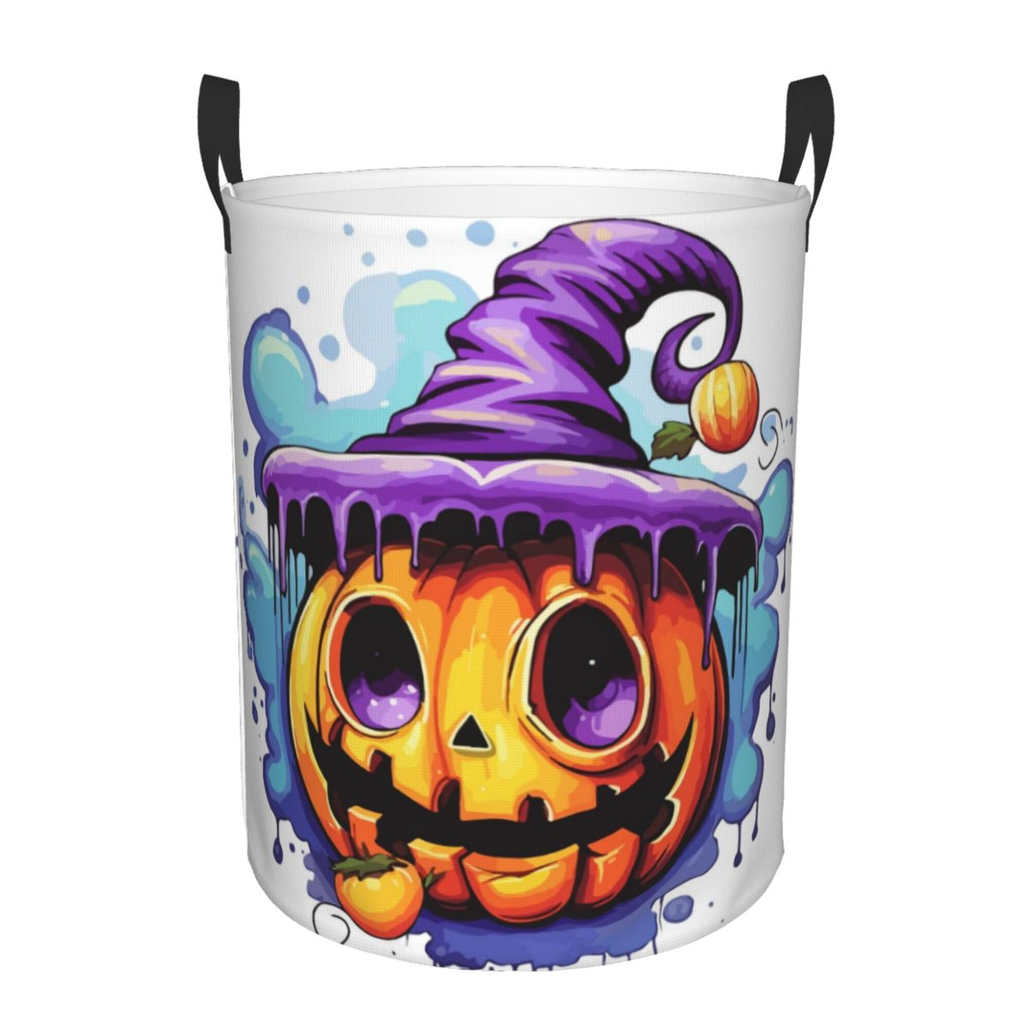 ZICANCN Laundry Basket Organizer, Halloween Ghost Pumpkin Face ...