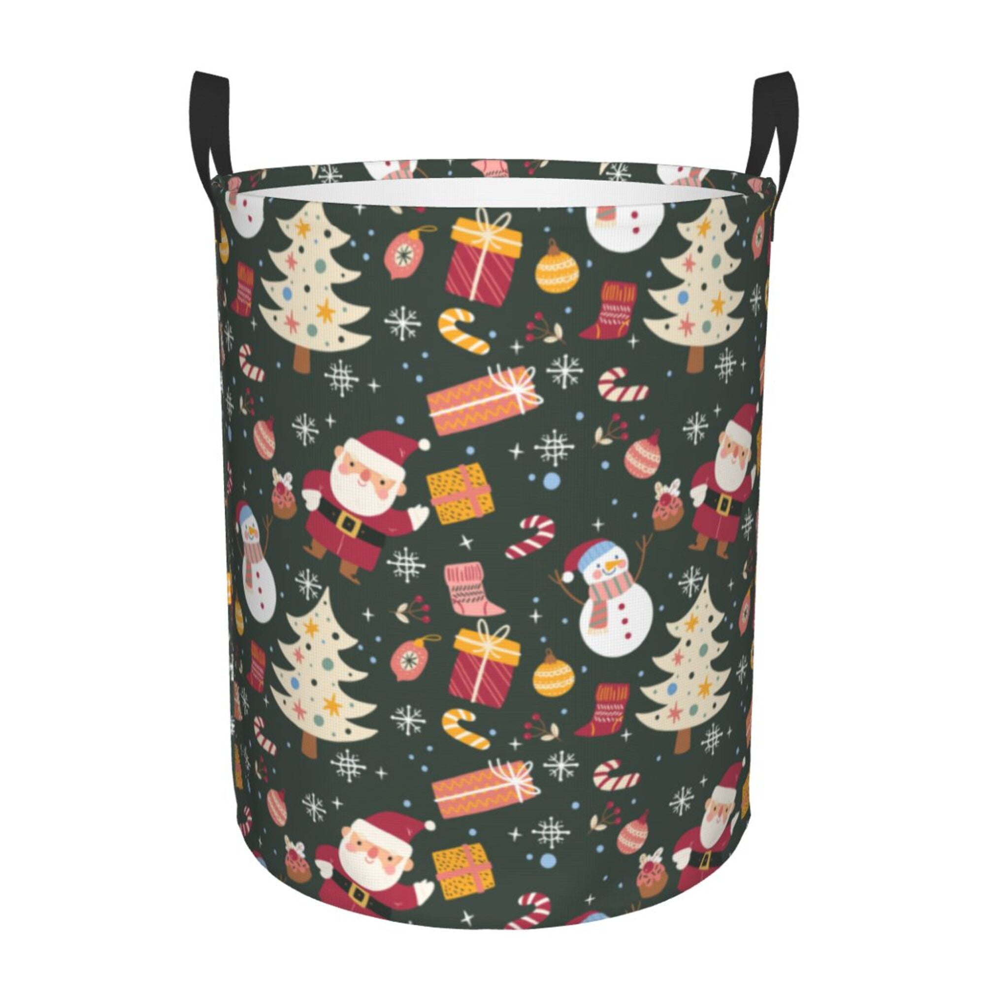ZICANCN Laundry Basket Organizer, Happy Christmas Tree Snowman ...