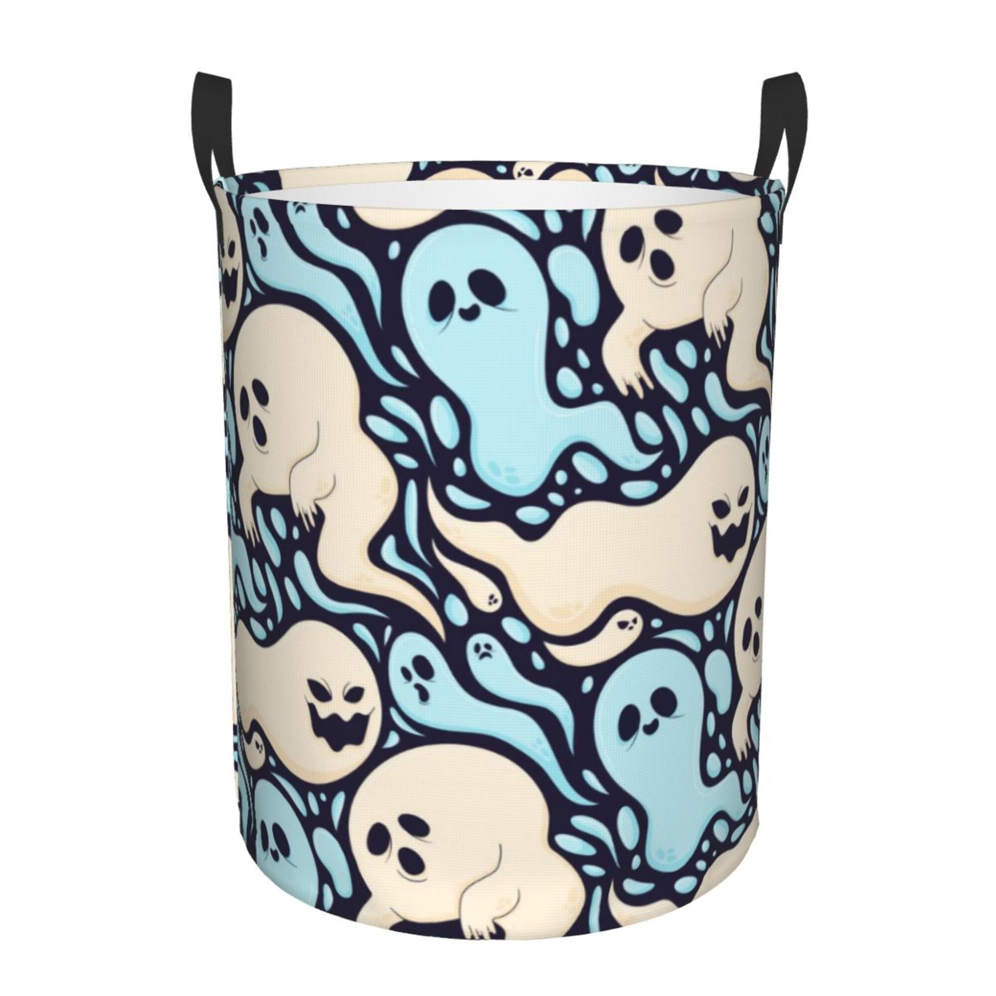 ZICANCN Laundry Basket Organizer, Night Event Ghost Spooky Collapsible ...