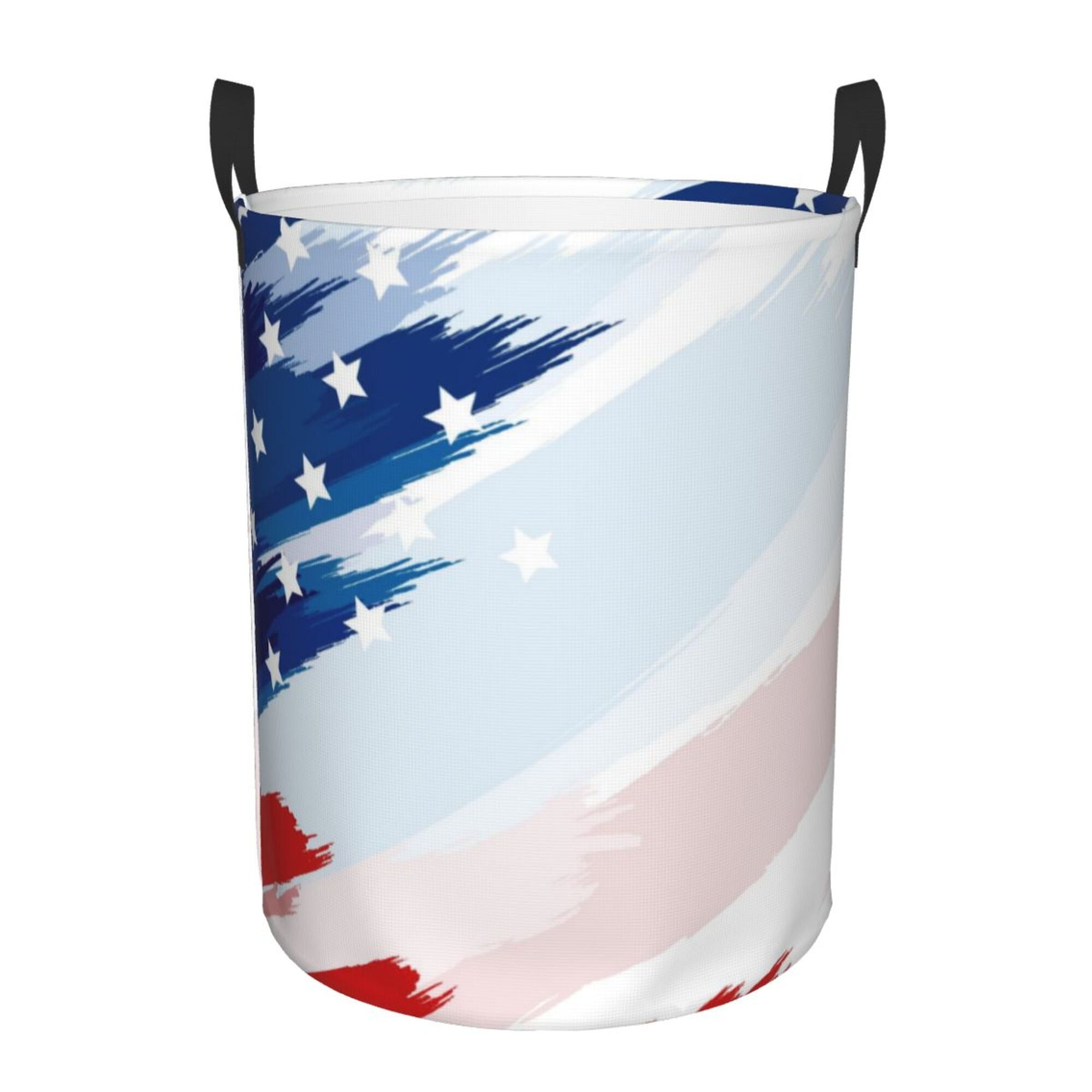 ZICANCN Laundry Basket Organizer, Patriotic American Flag Paintbrush ...