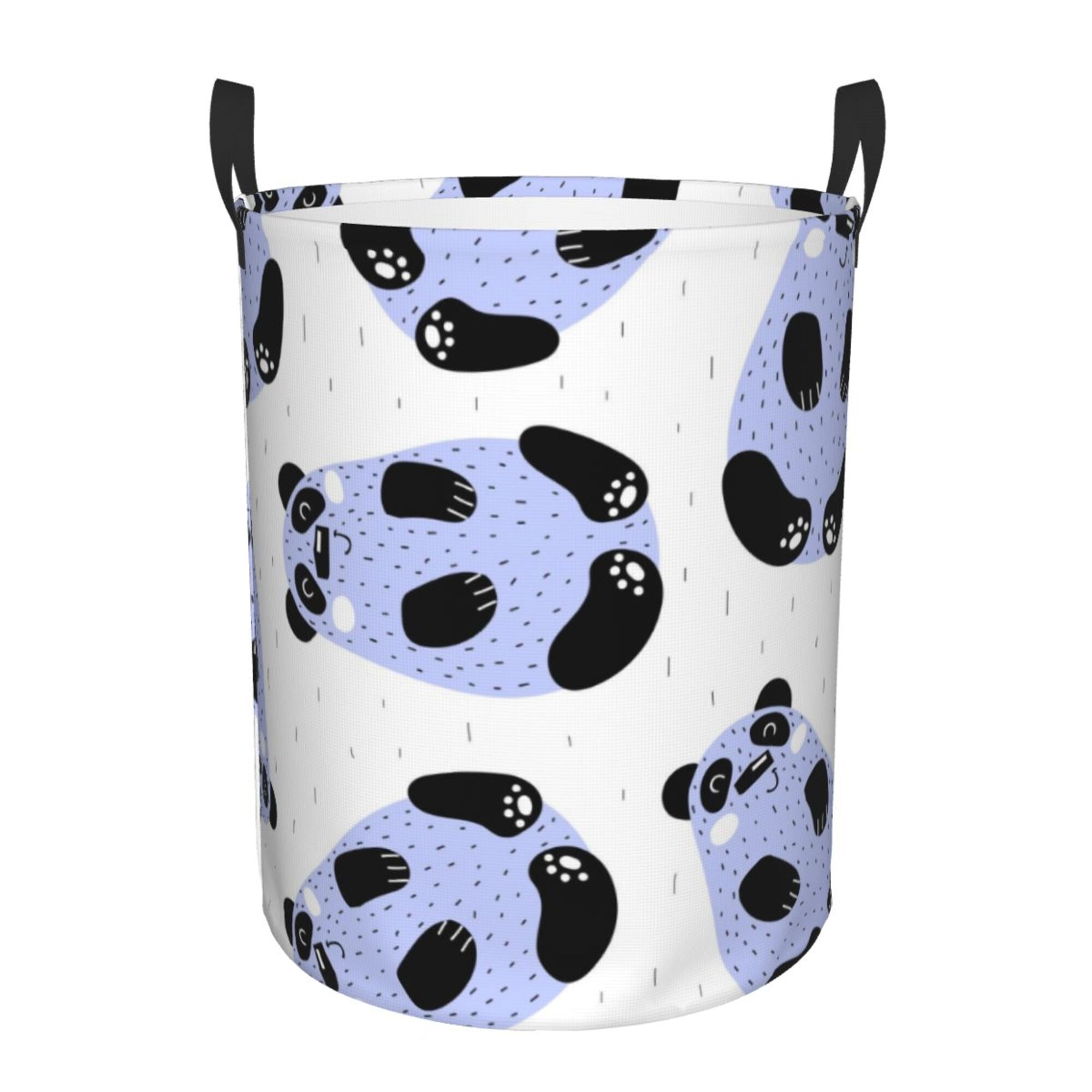 ZICANCN Laundry Basket Organizer, Purple Goody Panda Collapsible Hamper ...
