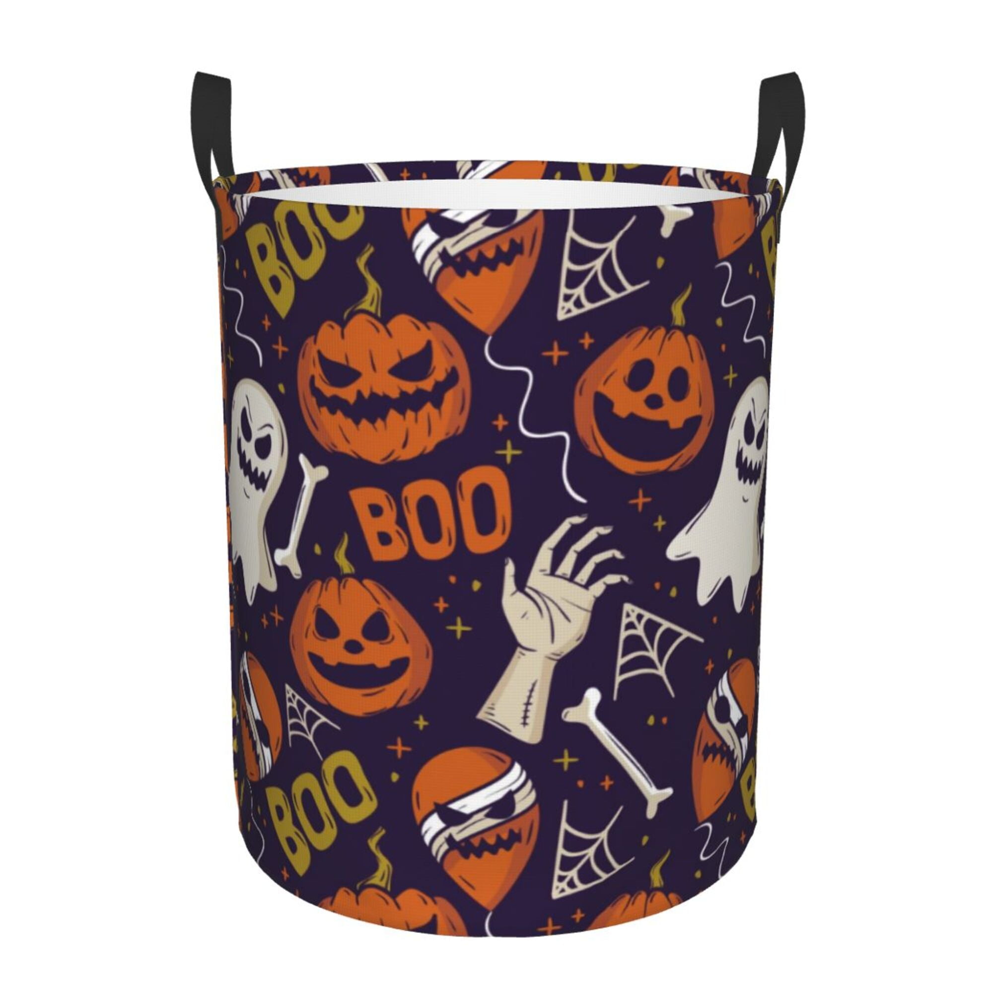 ZICANCN Laundry Basket Organizer, Scary Spider Spooky Ghost Collapsible ...