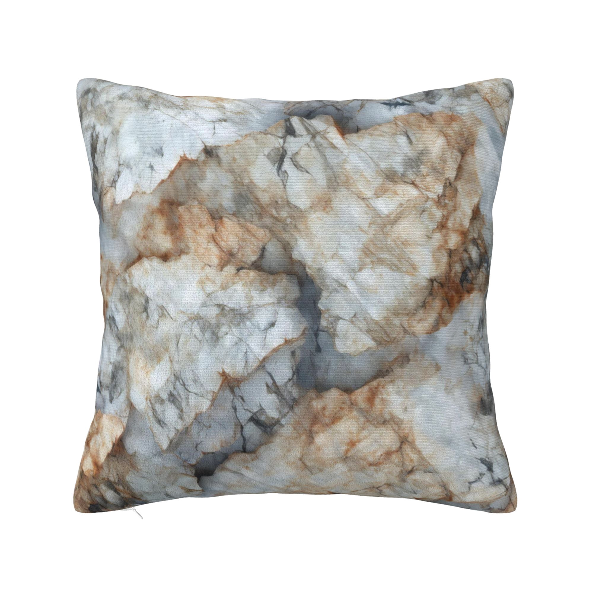 ZICANCN Marble Texture Throw Pillow Covers, Bed Couch Sofa Knit ...