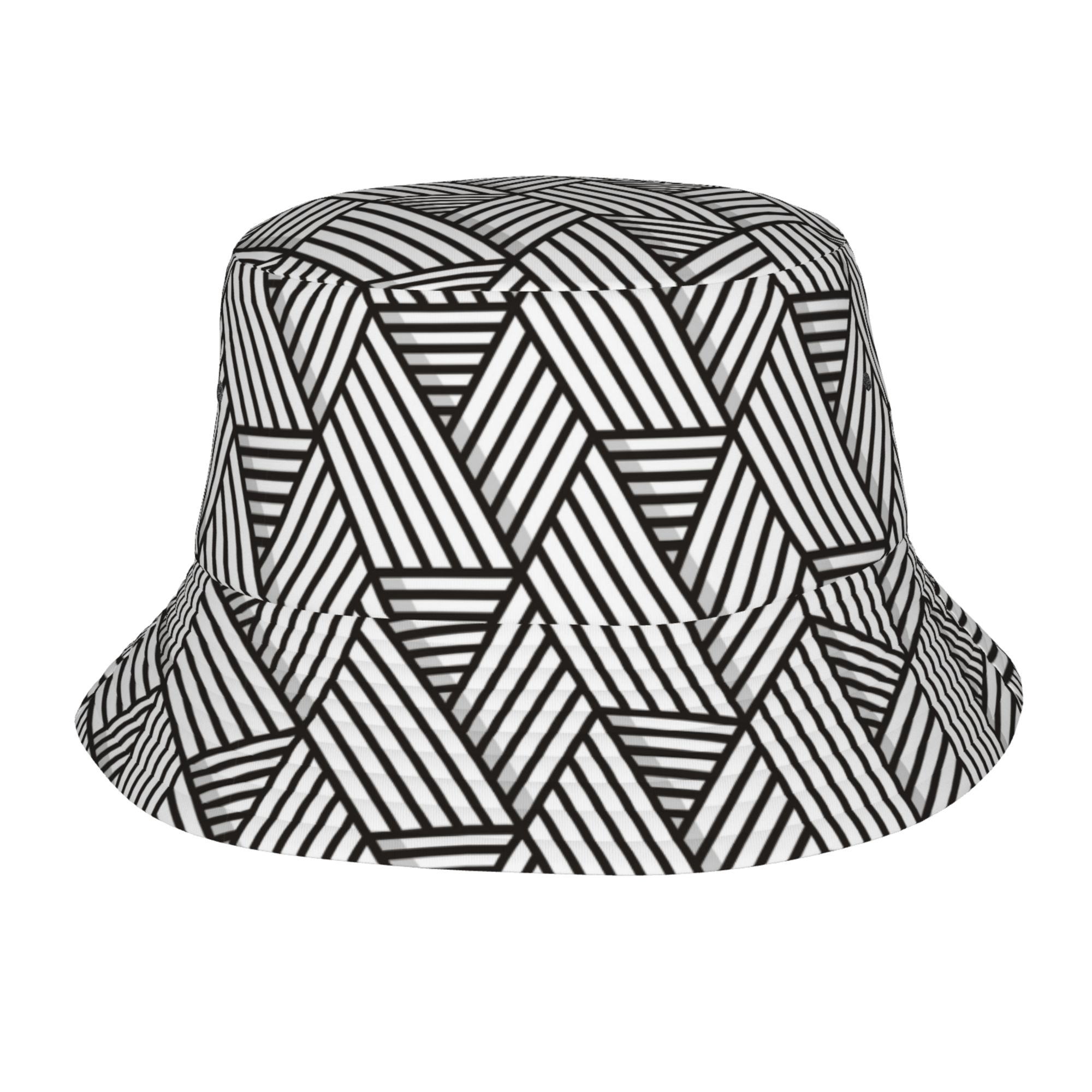 ZICANCN Minimalist Seamless Folding Bucket Hat , Unisex Print Double ...