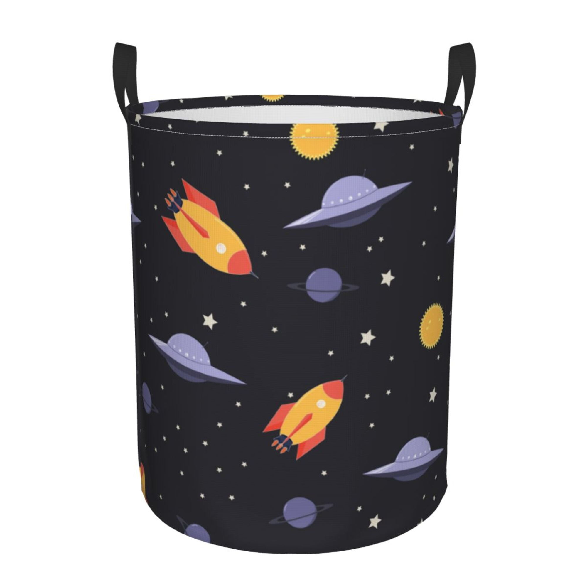 ZICANCN Outer Space Ship Laundry Basket Organizer , Dirty Clothes ...