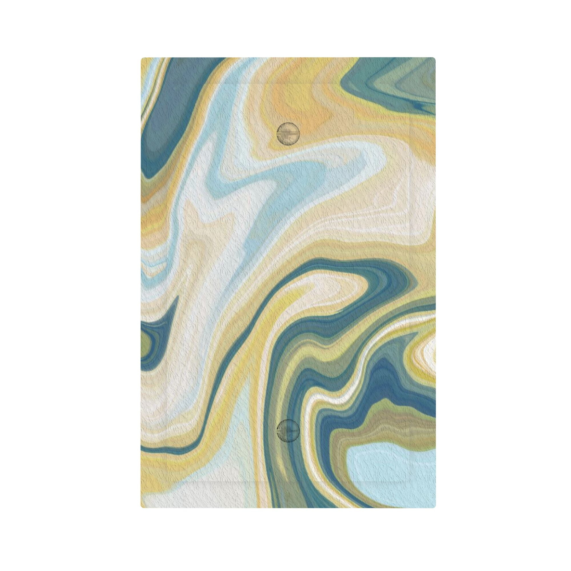 ZICANCN Outlet Covers Wall Plate, Abstract Art Gold Marble Light Switch ...