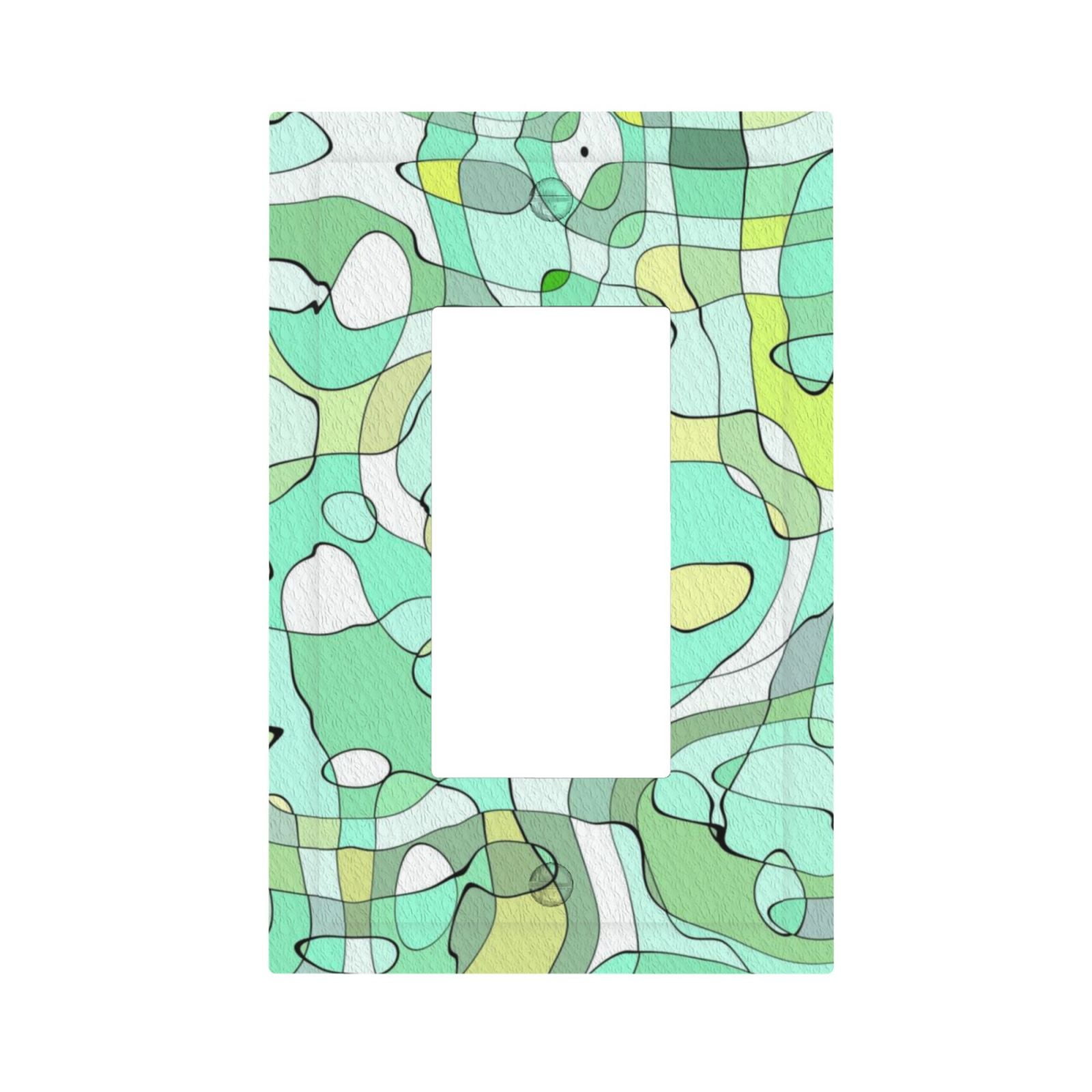 ZICANCN Outlet Covers Wall Plate, Abstract Art Light Switch Cover ...