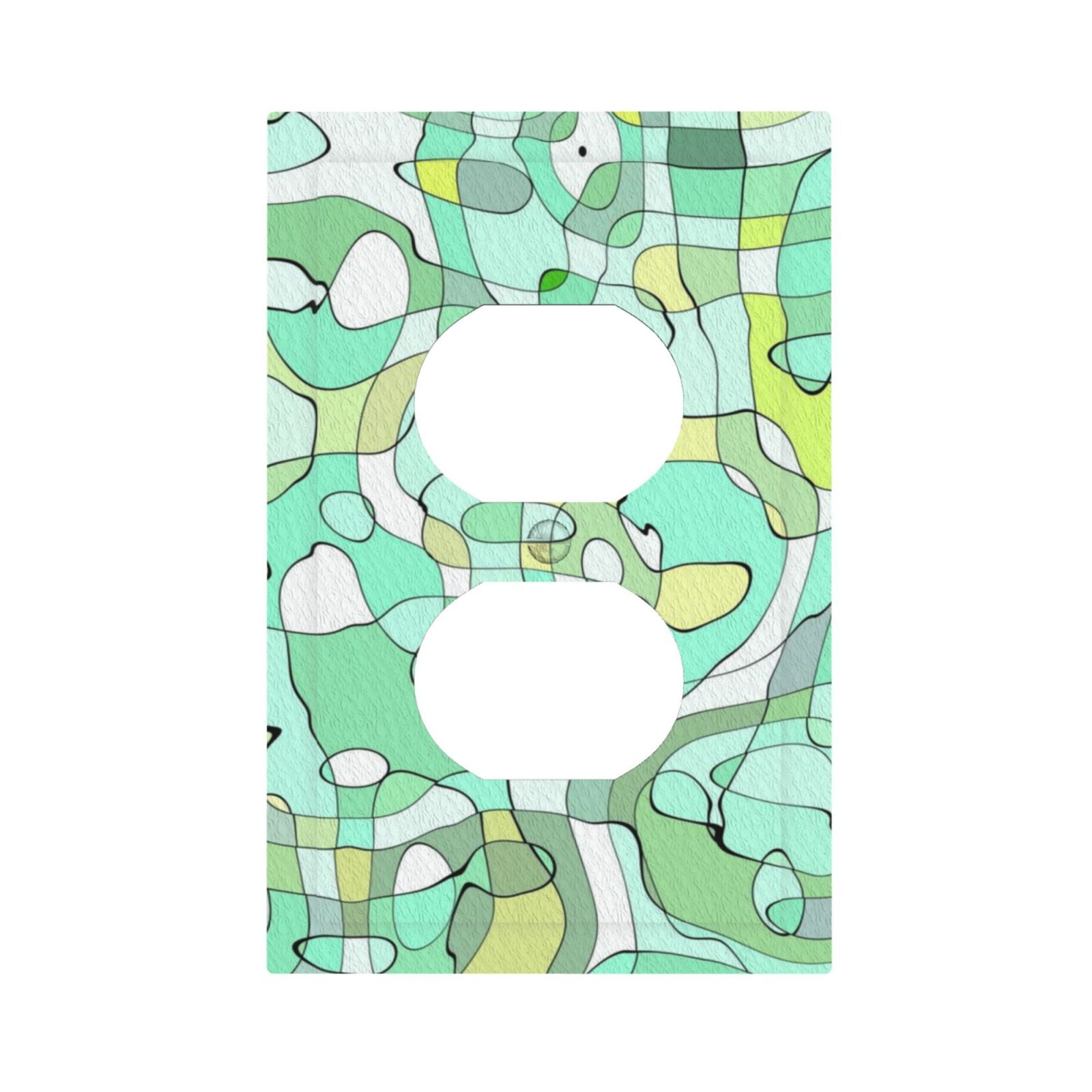 ZICANCN Outlet Covers Wall Plate, Abstract Art Light Switch Cover ...