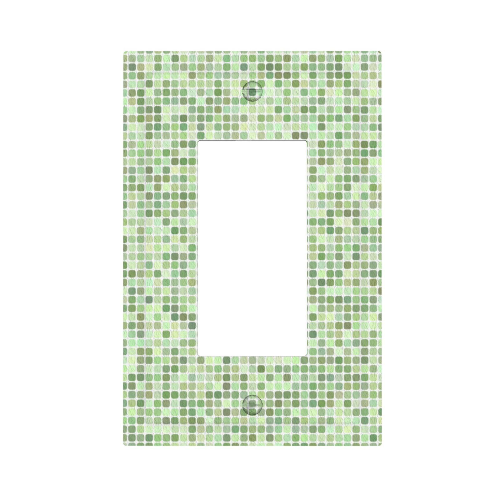 ZICANCN Outlet Covers Wall Plate, Abstract Geometric Squares Texture ...