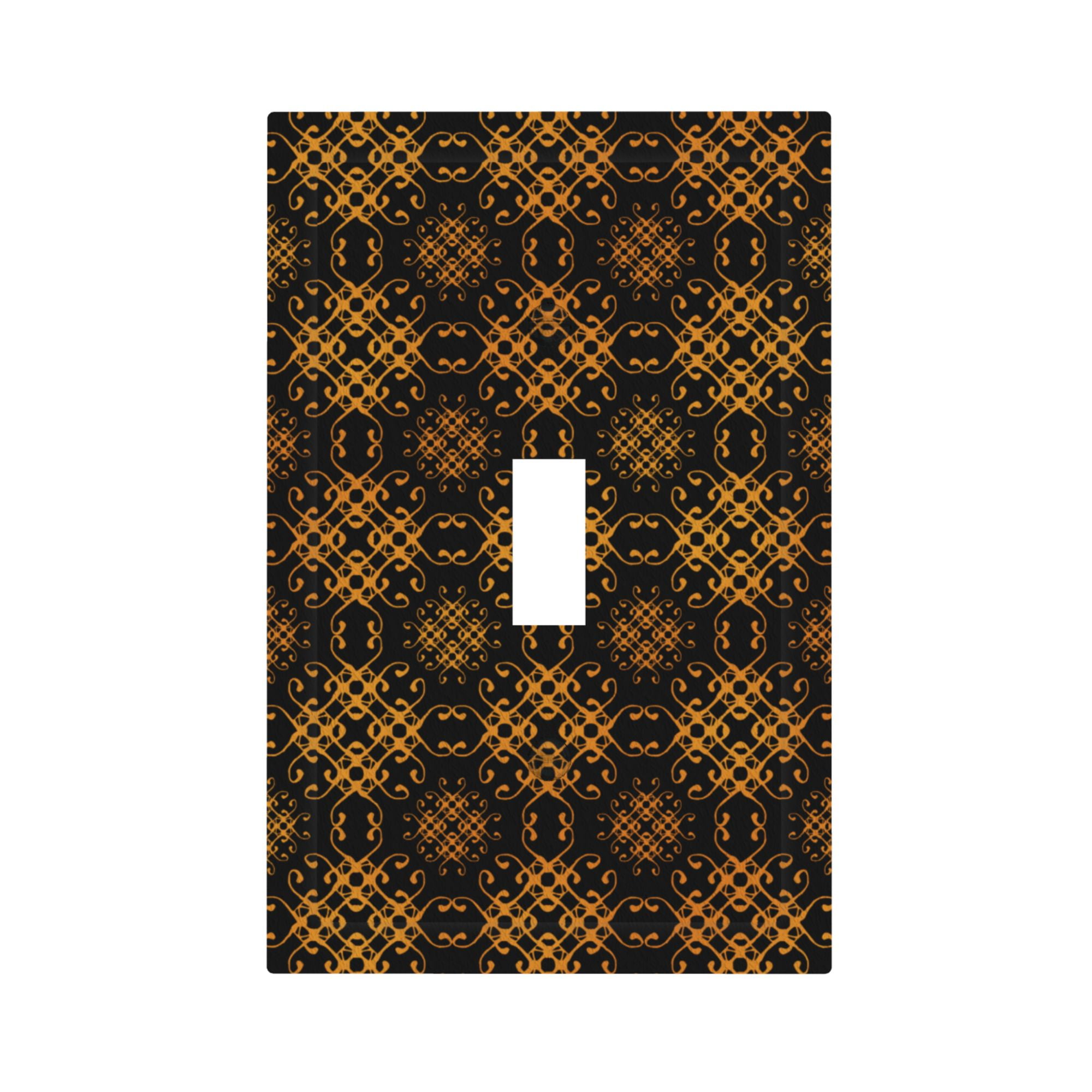 ZICANCN Outlet Covers Wall Plate, Abstract Gold Texture Geometry Light ...