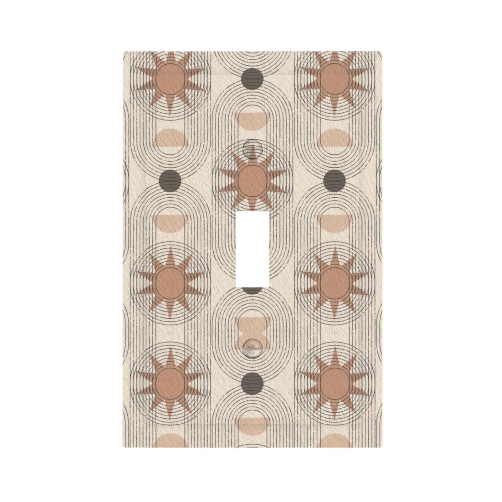 ZICANCN Outlet Covers Wall Plate, Abstract Hippie Boho Background Light ...