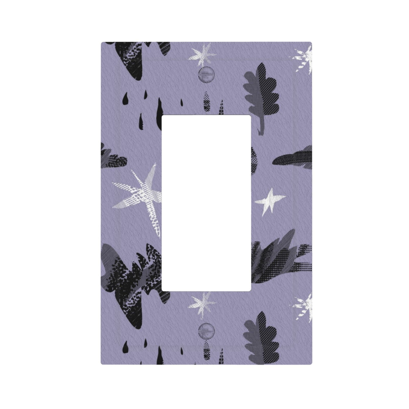 ZICANCN Outlet Covers Wall Plate, Abstract Leaves Pattern Light Switch ...