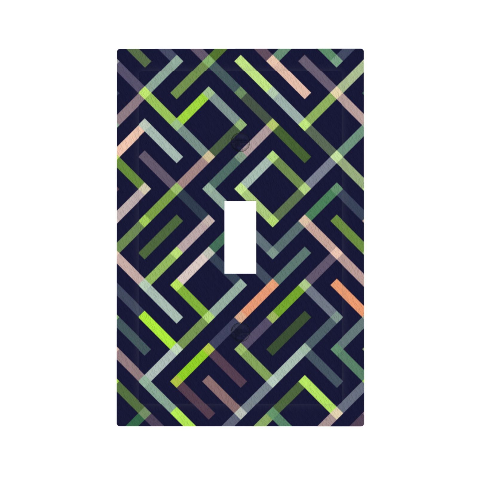 ZICANCN Outlet Covers Wall Plate, Abstract Lines Geometric Stripes ...