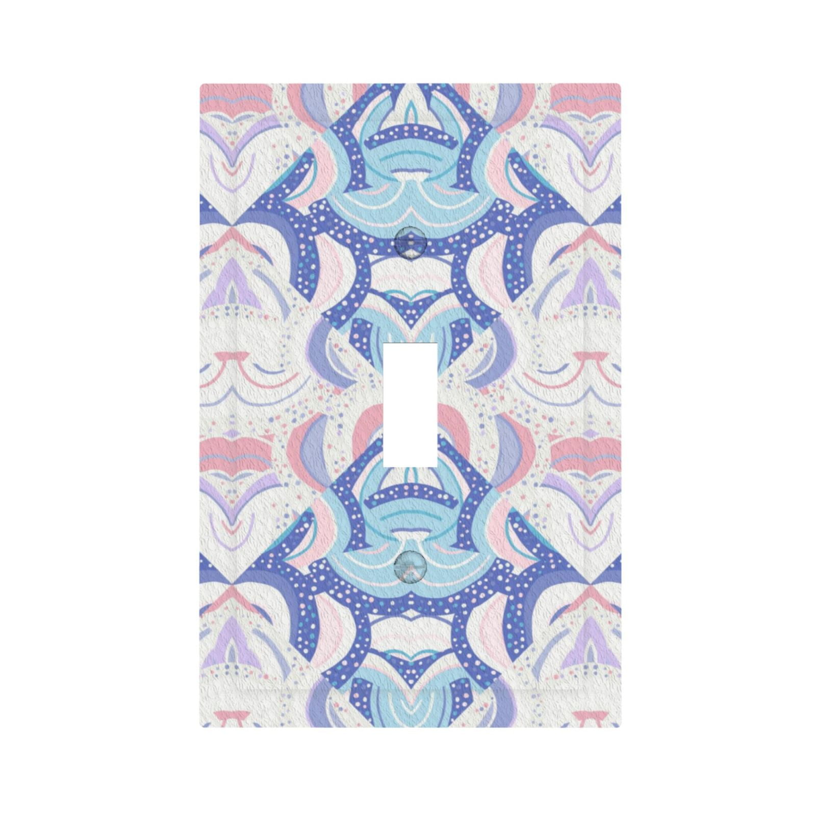 ZICANCN Outlet Covers Wall Plate, Abstract Retro Ethnic Pattern Light ...