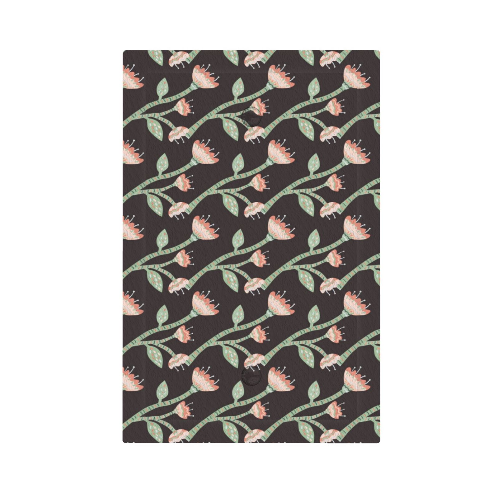 ZICANCN Outlet Covers Wall Plate, Abstract Vintage Flower Light Switch ...