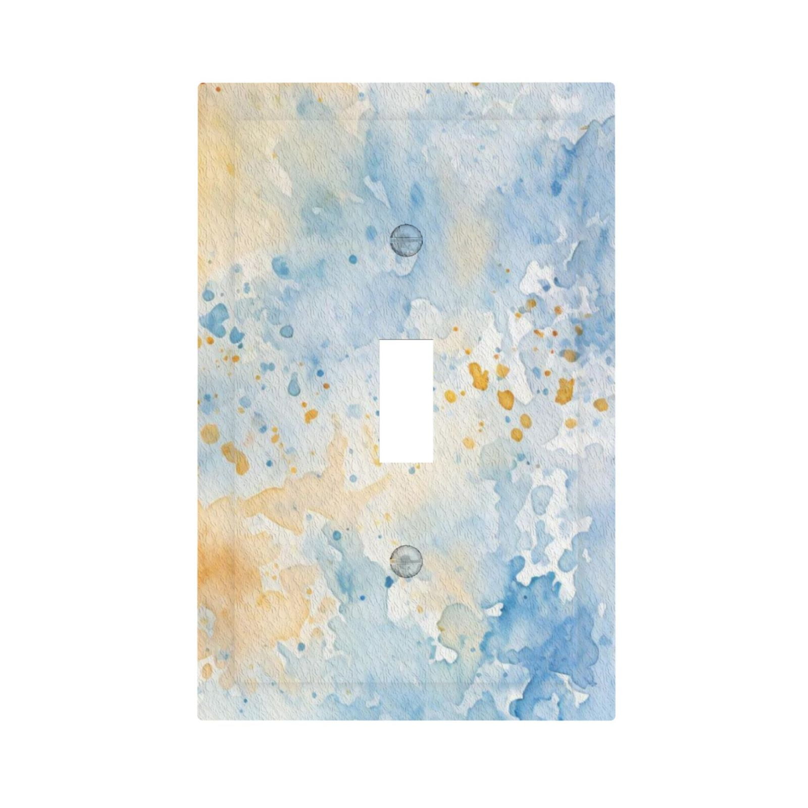 ZICANCN Outlet Covers Wall Plate, Abstract Watercolor Illustration ...