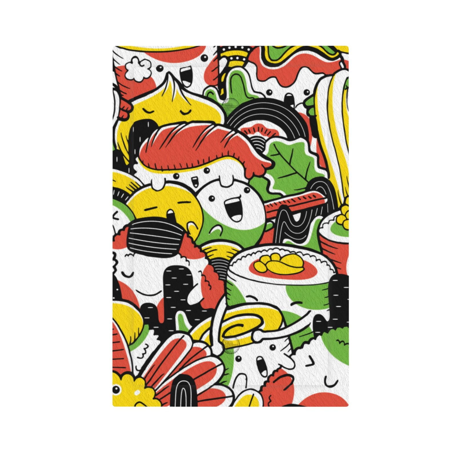 ZICANCN Outlet Covers Wall Plate, Asian Food Doodle Culture Light ...