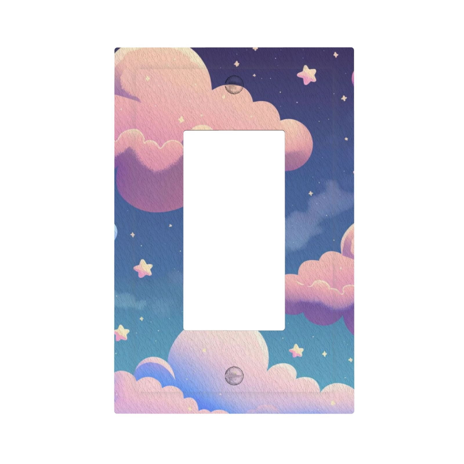 ZICANCN Outlet Covers Wall Plate, Blue View Sky White Clouds Light ...