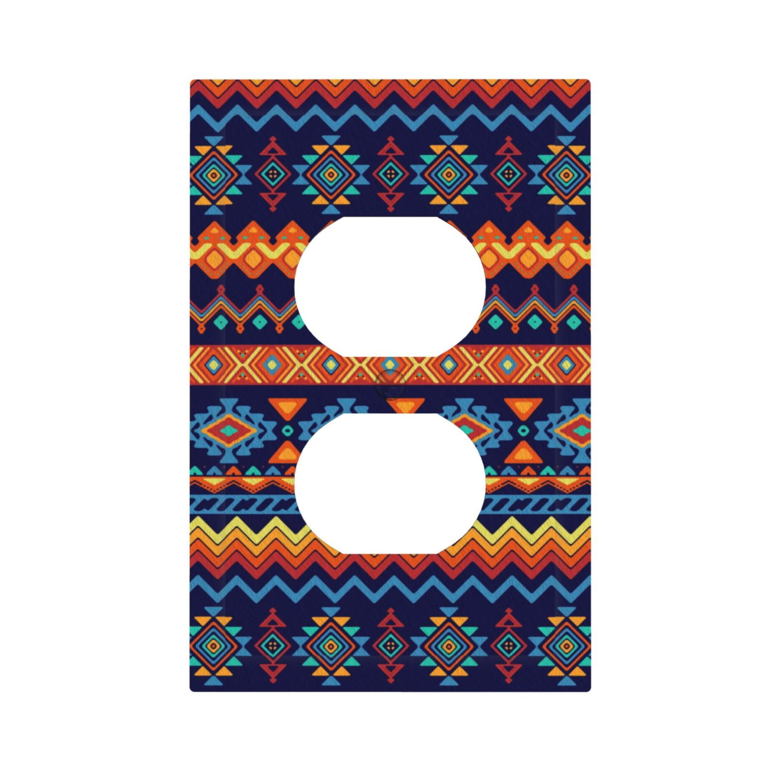 ZICANCN Outlet Covers Wall Plate, Boho Indian Seamless Background Light ...