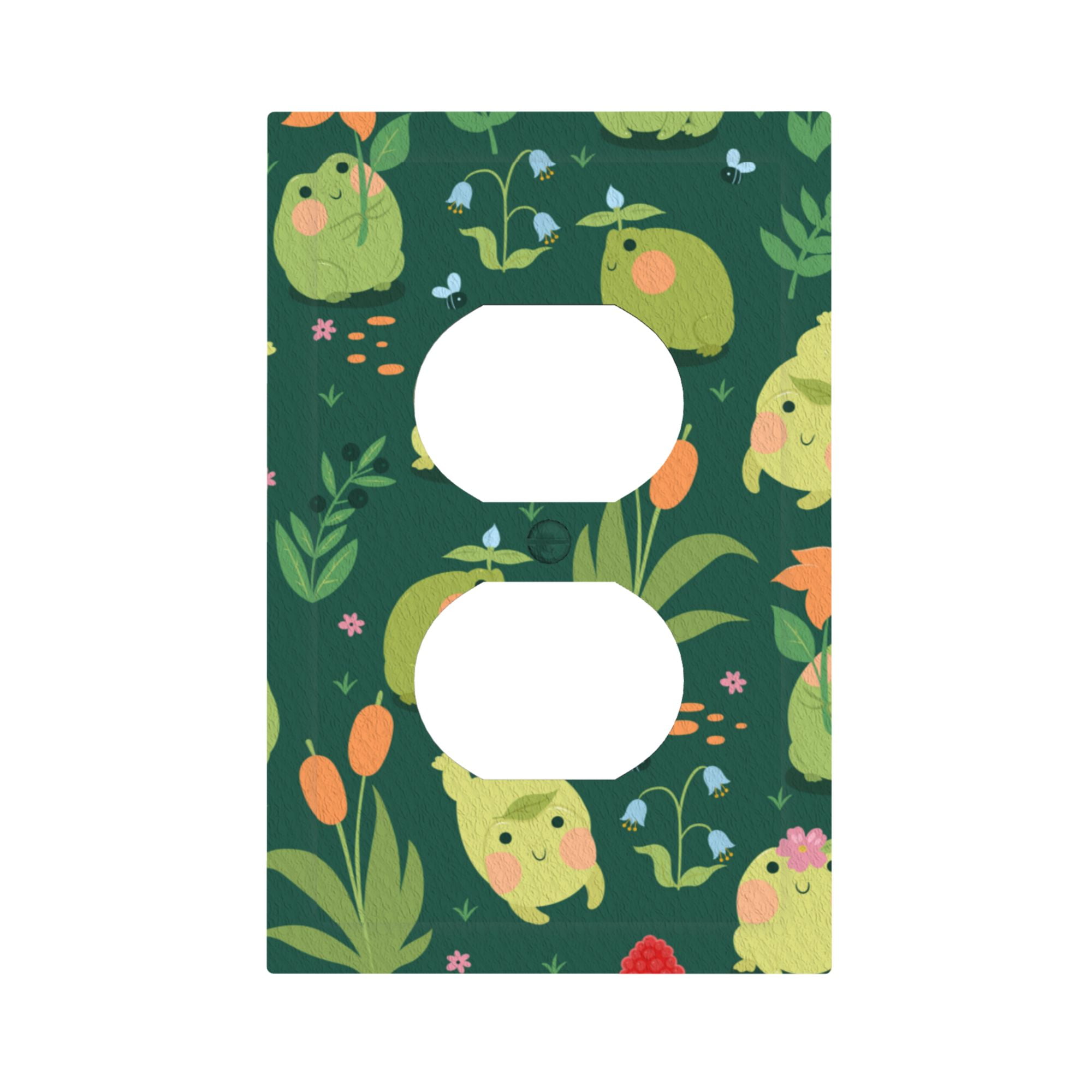 ZICANCN Outlet Covers Wall Plate, Cartoon Cute Frogs Light Switch Cover ...