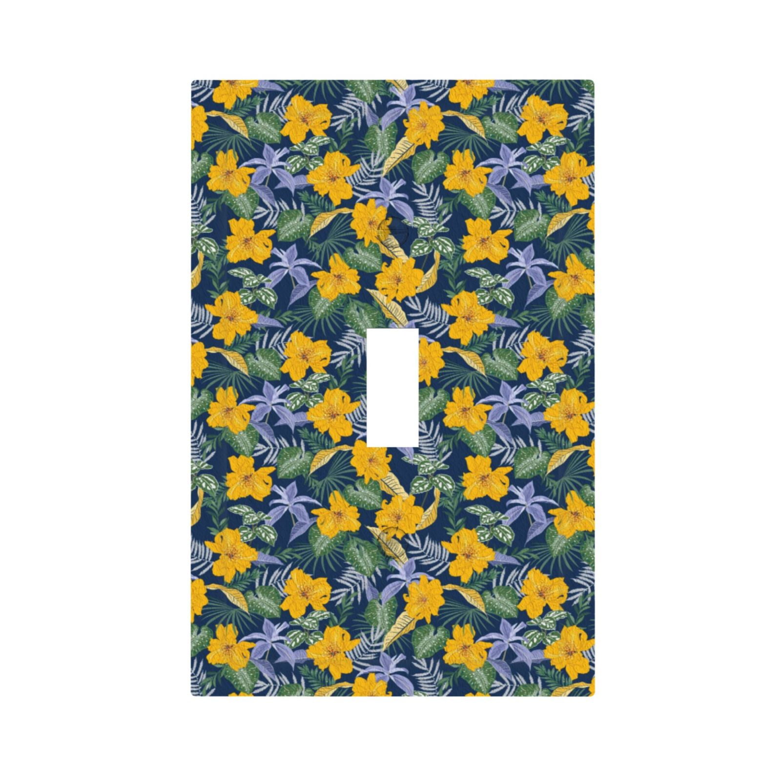 ZICANCN Outlet Covers Wall Plate, Cartoon Daisy Yellow Light Switch ...