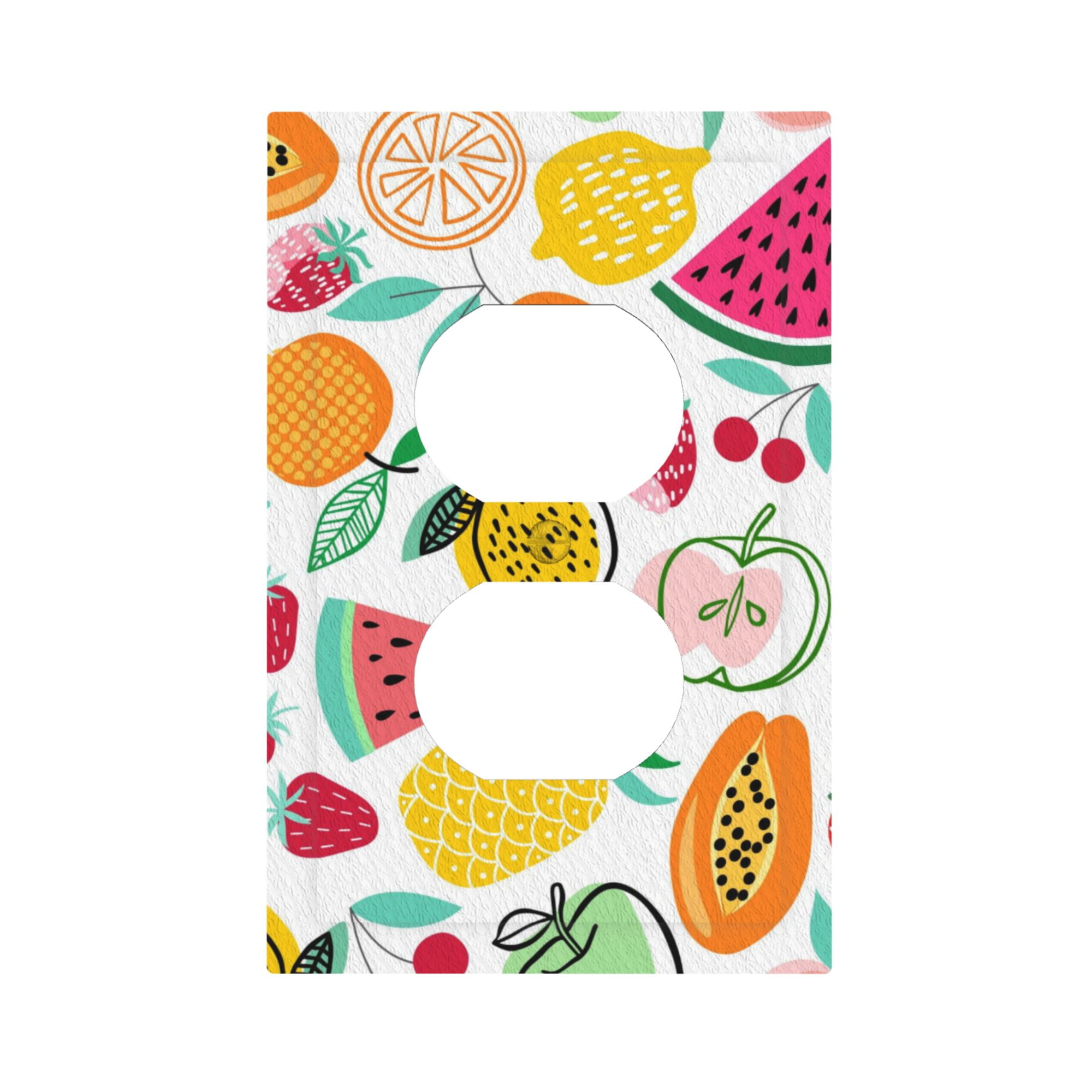 ZICANCN Outlet Covers Wall Plate, Cartoon Lemon Slice Fruit Light ...