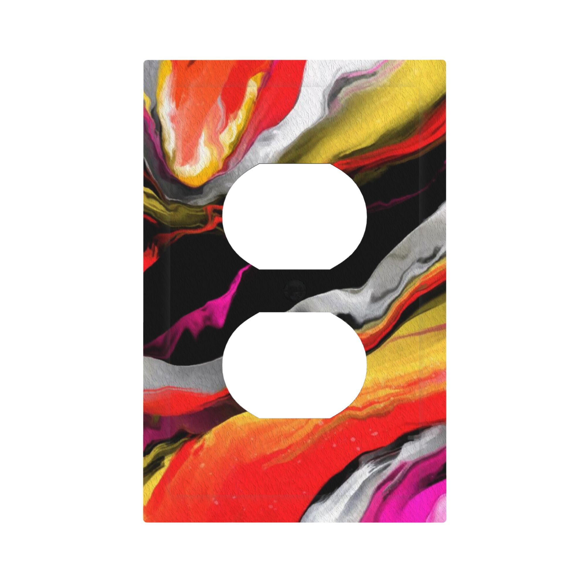 ZICANCN Outlet Covers Wall Plate, Colorful Abstract Splash Art Light ...