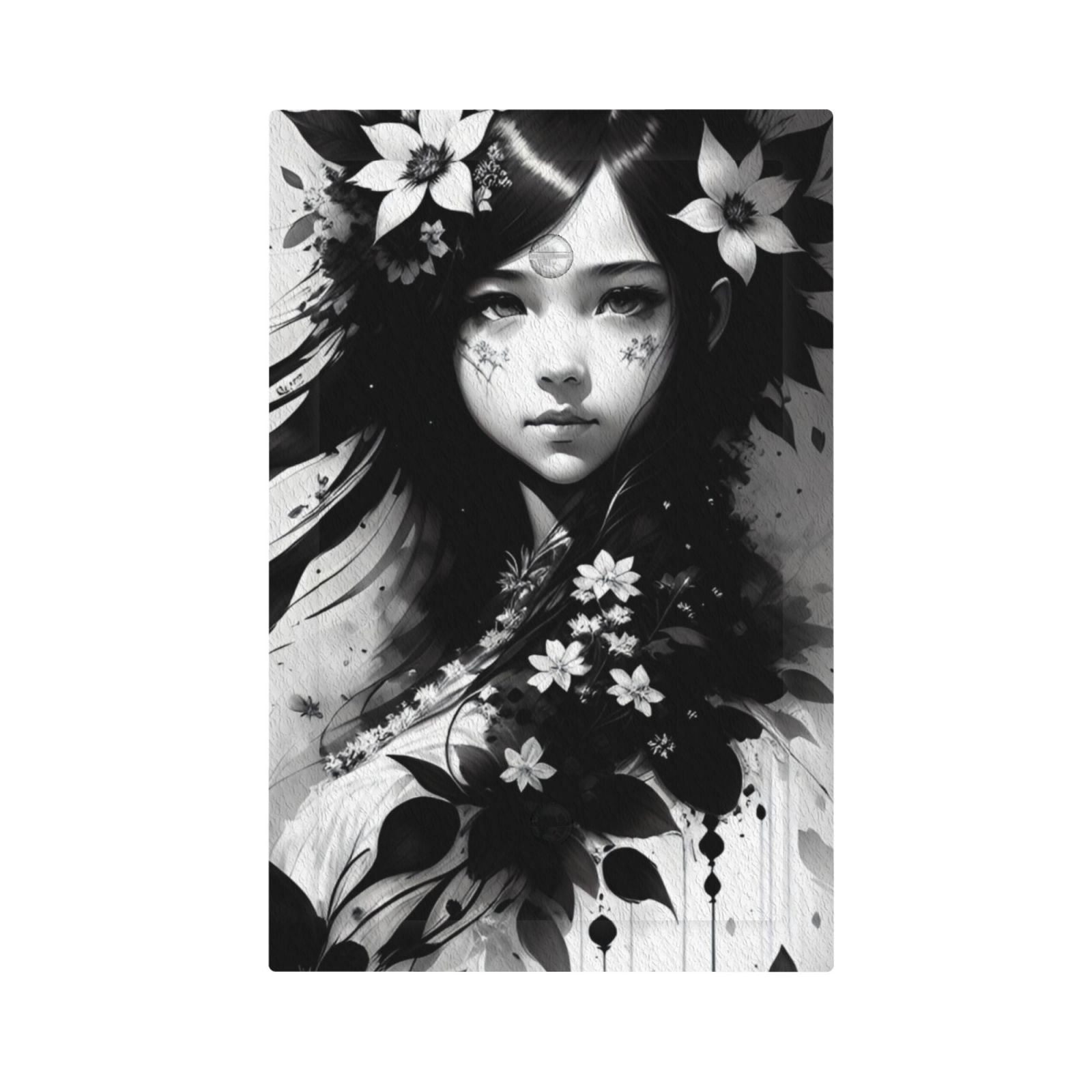 ZICANCN Outlet Covers Wall Plate, Drawing Ink Light Switch Cover ...