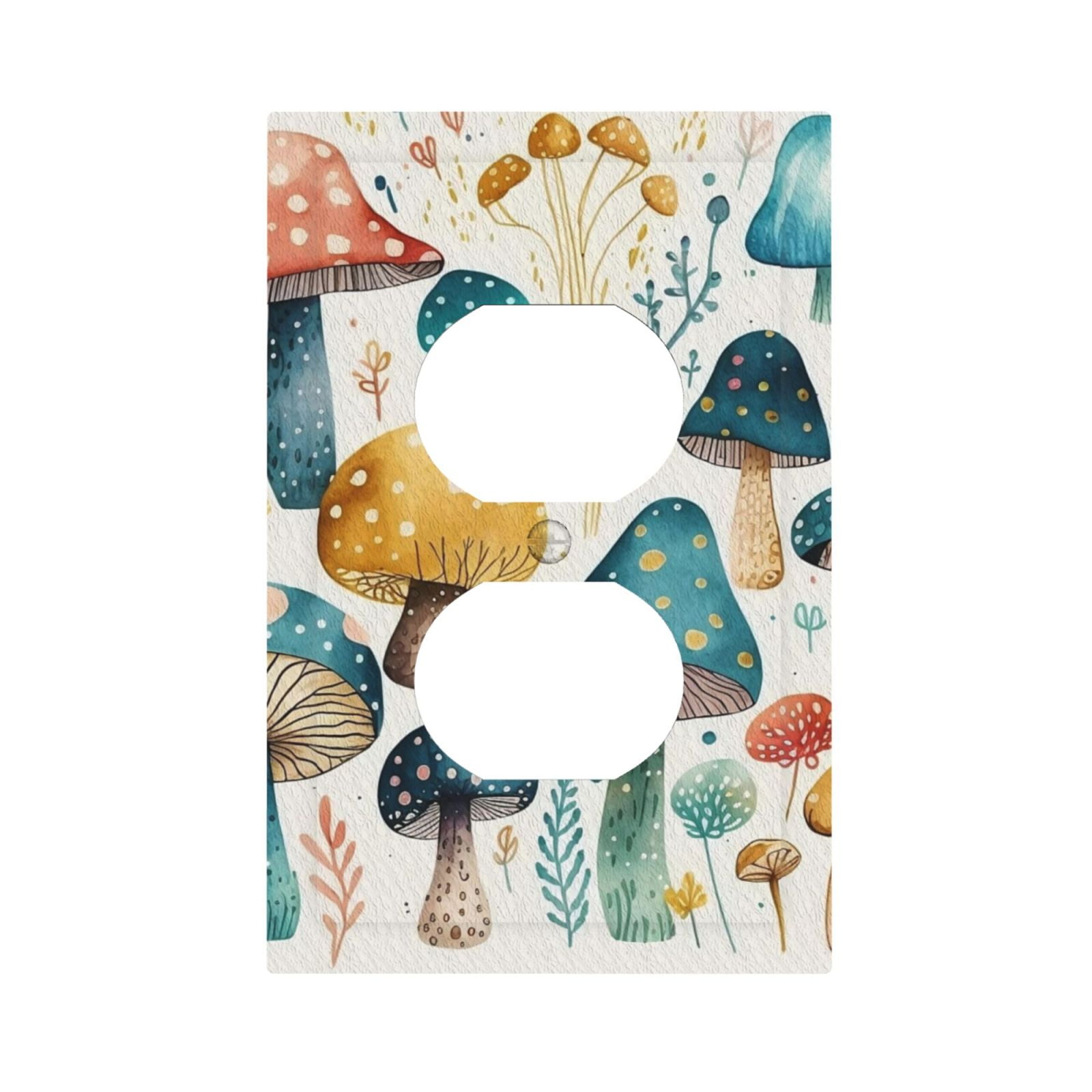 ZICANCN Outlet Covers Wall Plate, Fantasy Mushroom Light Switch Cover ...