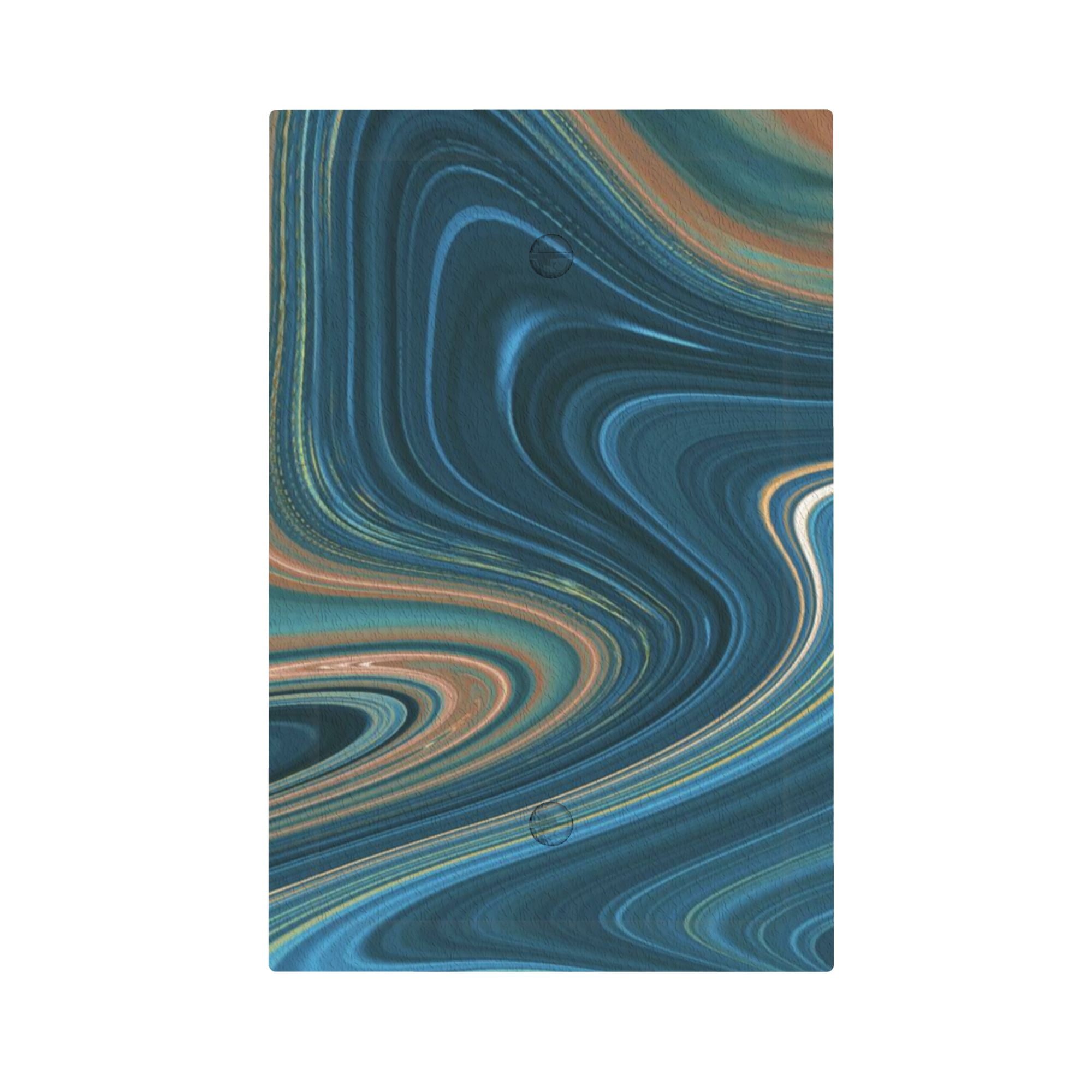 ZICANCN Outlet Covers Wall Plate, Fluid Swirl Marble Texture Light ...