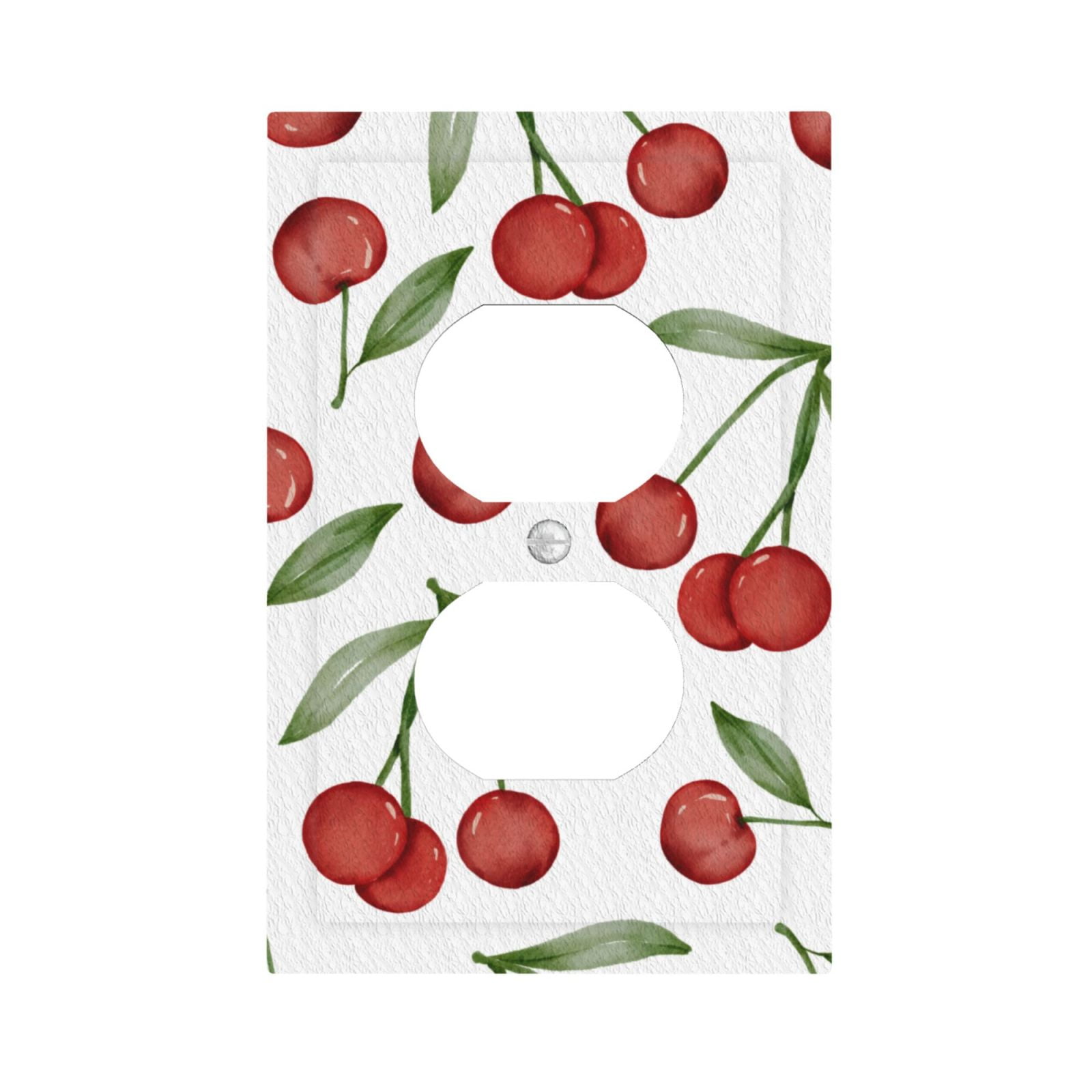 ZICANCN Outlet Covers Wall Plate, Fruit Graffiti Cherry Light Switch ...