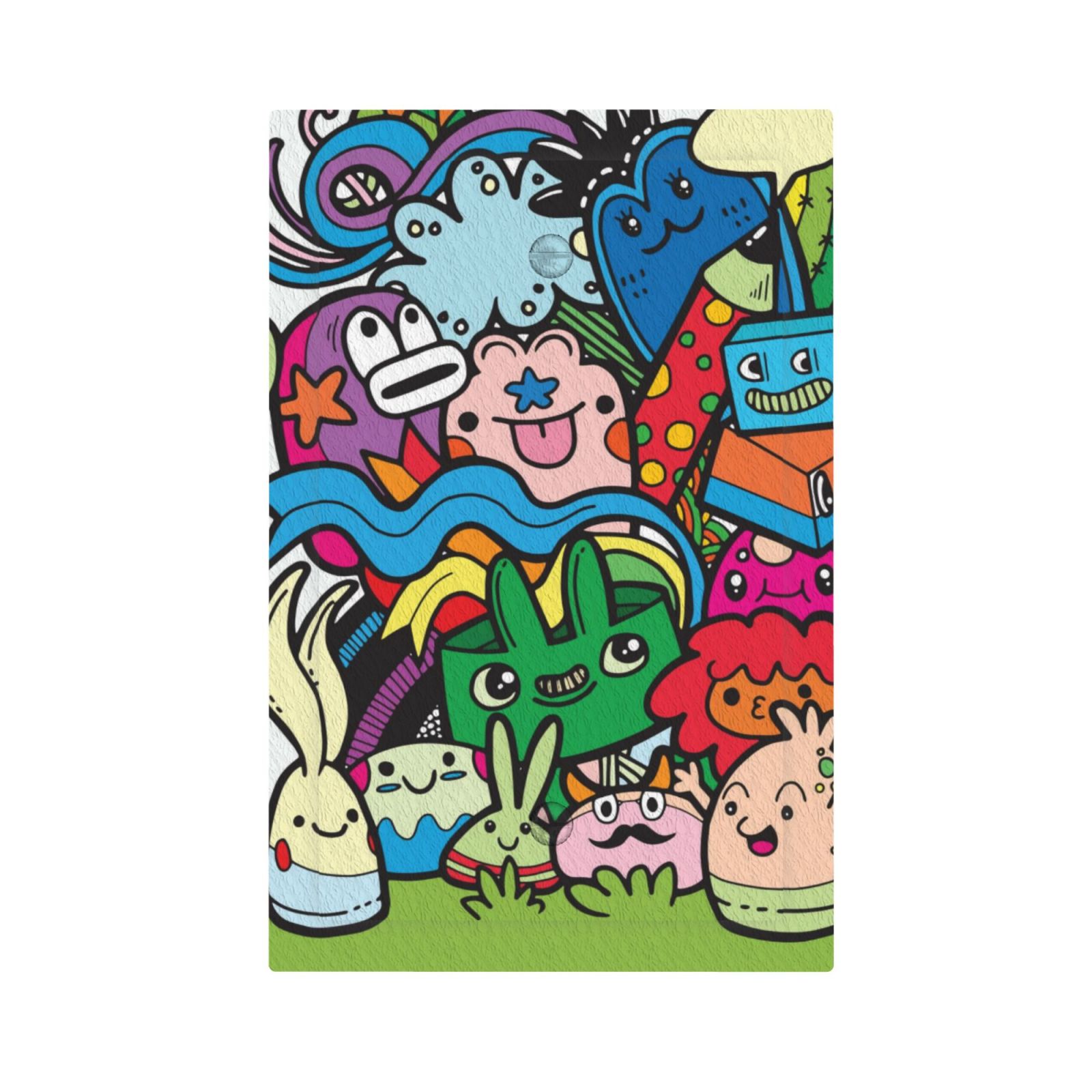 ZICANCN Outlet Covers Wall Plate, Funny Doodle Scary Monster Light ...