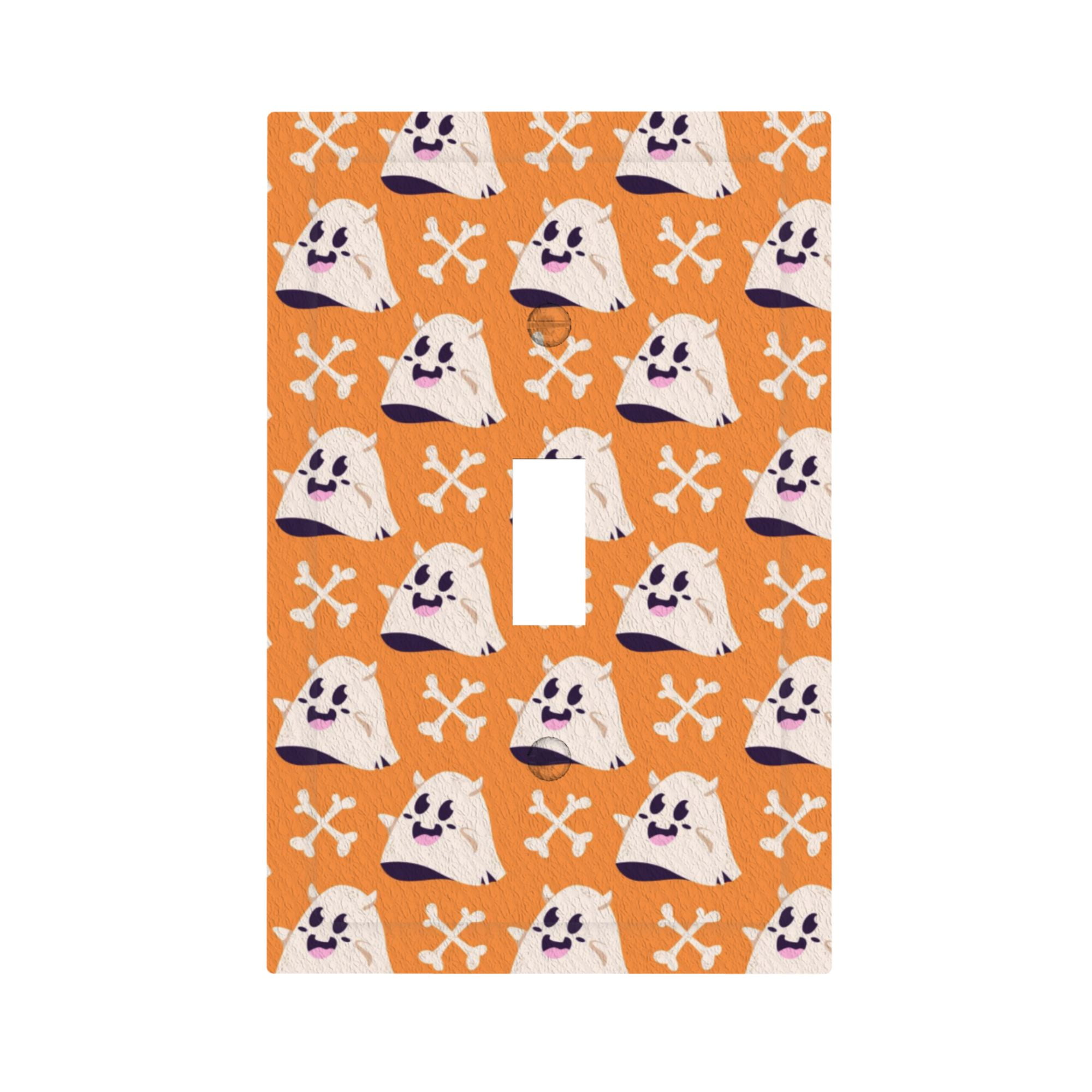 ZICANCN Outlet Covers Wall Plate, Ghost Bat Spider Horror Light Switch ...