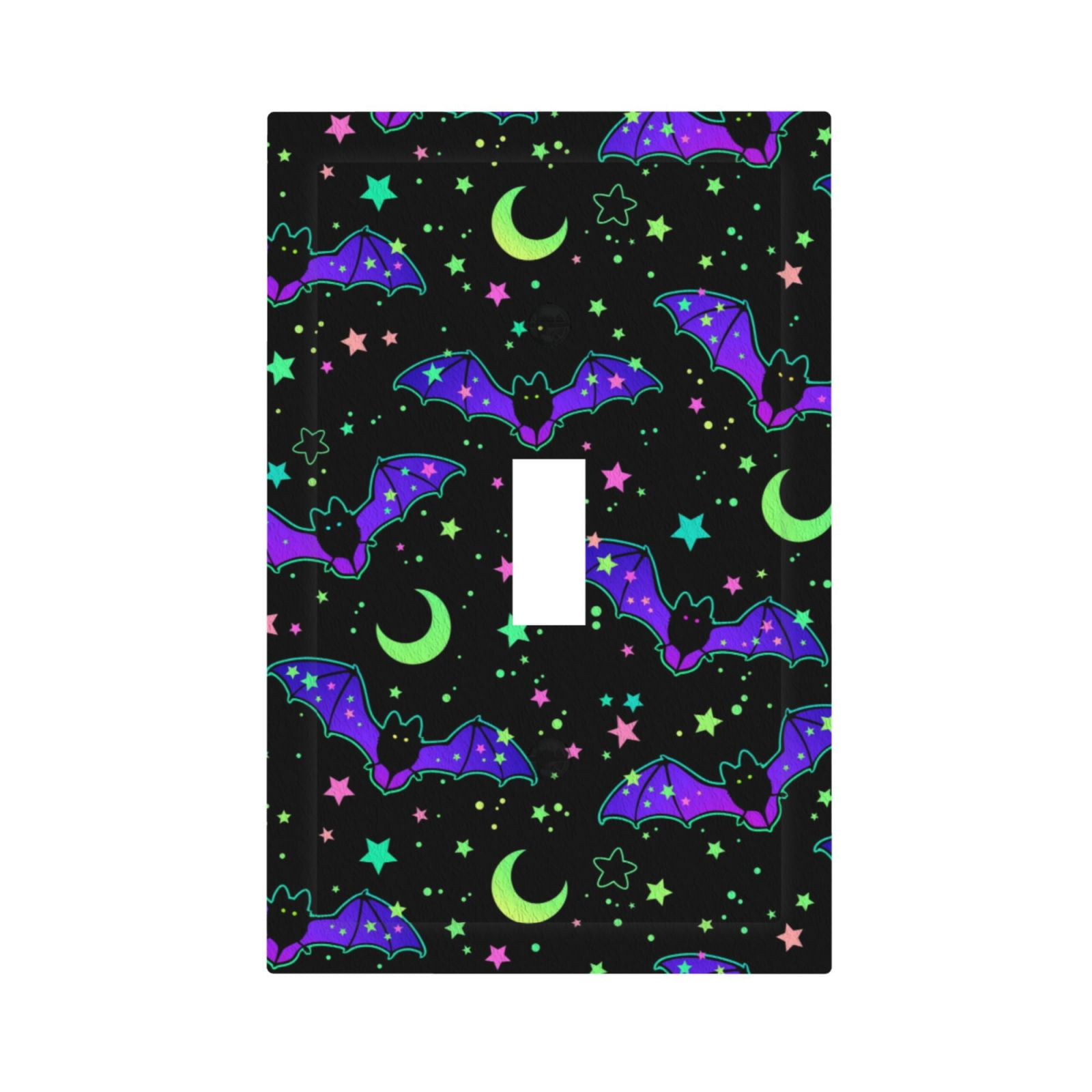 ZICANCN Outlet Covers Wall Plate, Halloween Bats Moons Light Switch ...