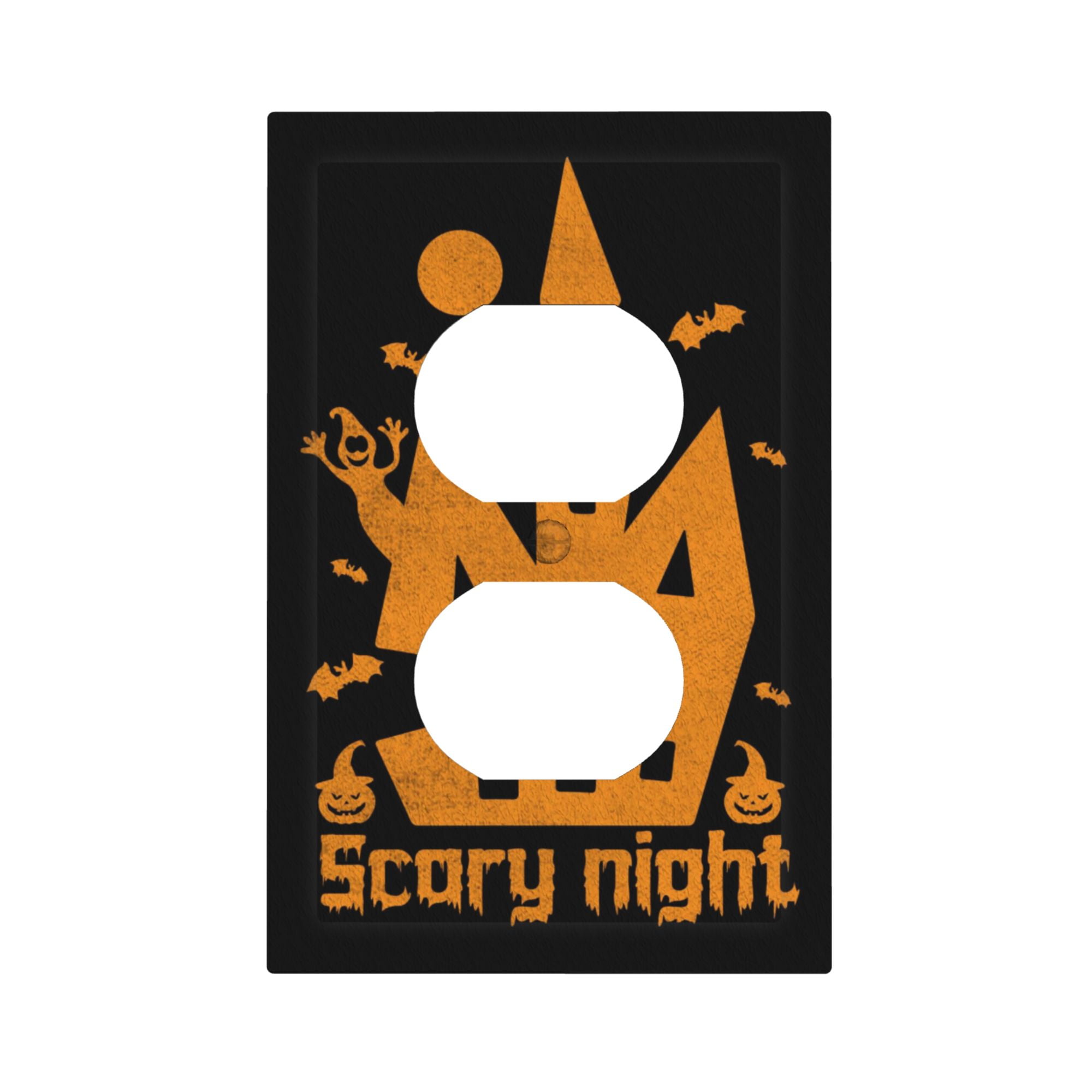 ZICANCN Outlet Covers Wall Plate, Horror Halloween Spooky Scary Light ...