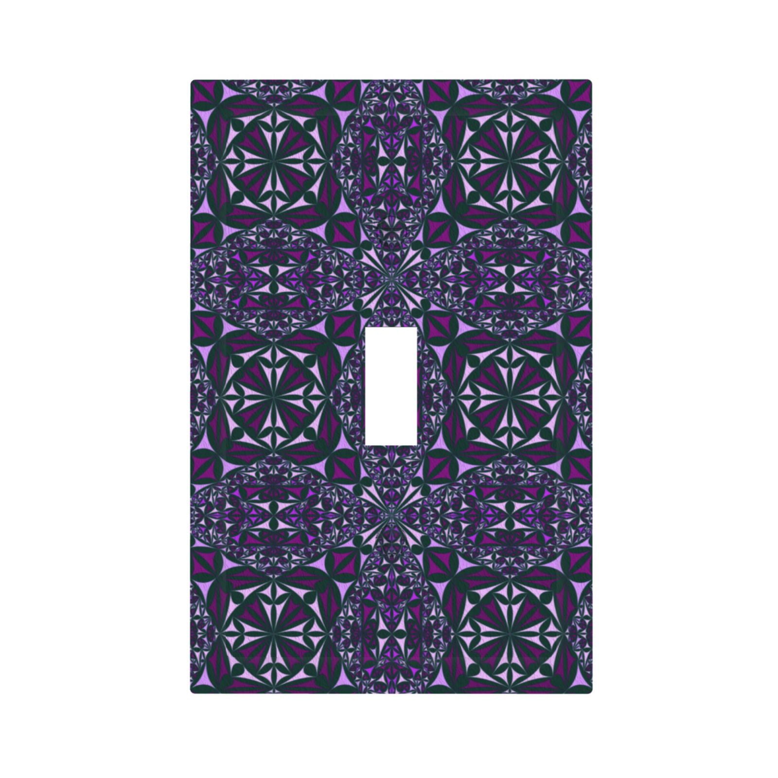 ZICANCN Outlet Covers Wall Plate, Kaleidoscope Repeat Light Switch ...