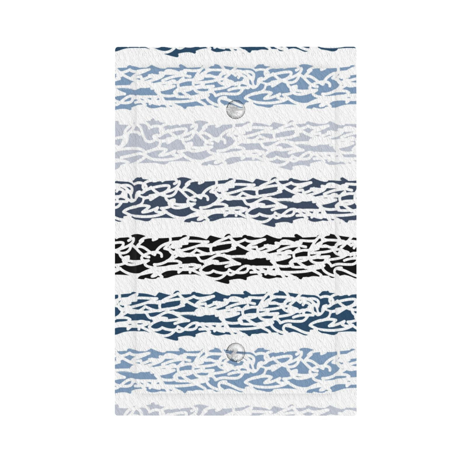 ZICANCN Outlet Covers Wall Plate, Messy Lines Blurred Light Switch ...