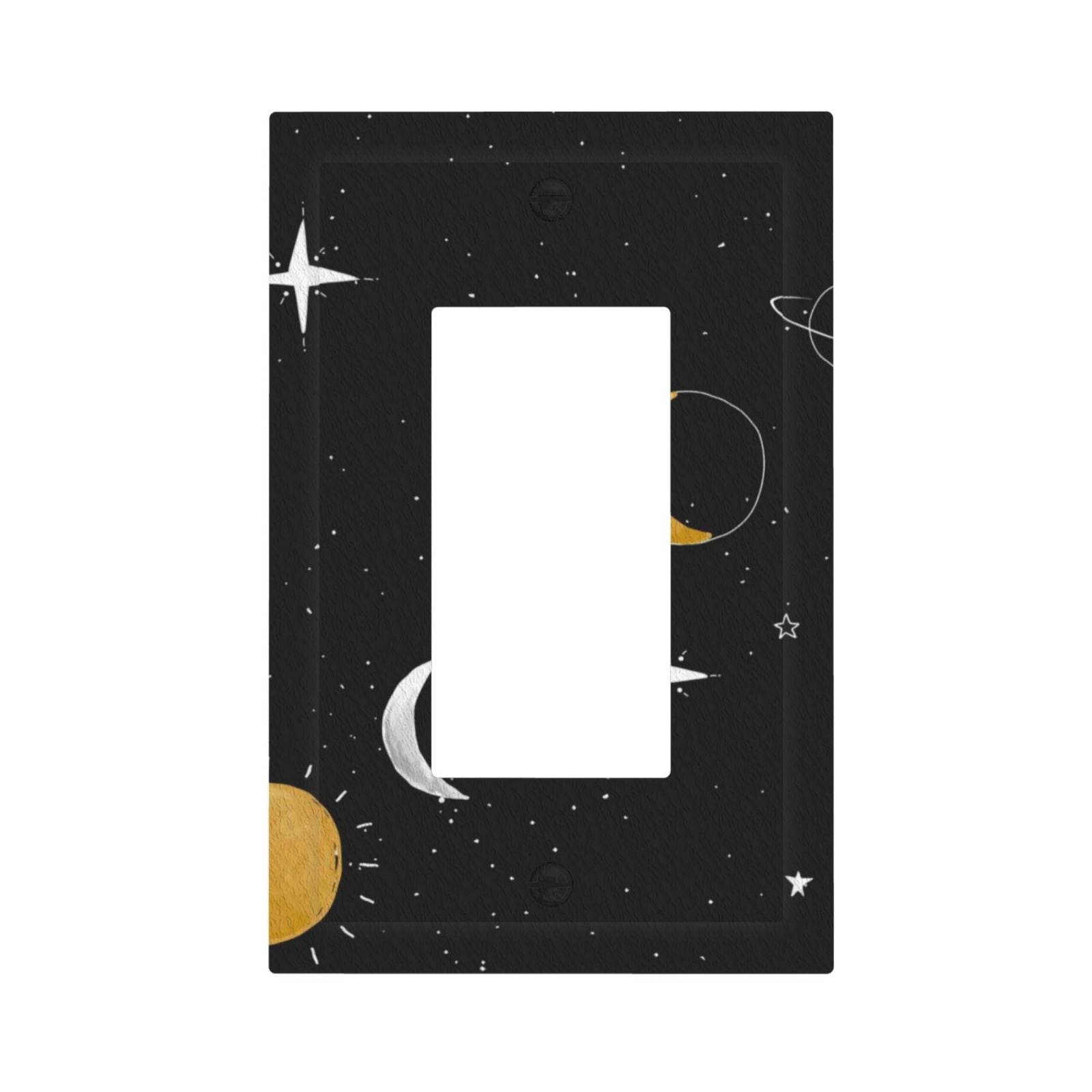 ZICANCN Outlet Covers Wall Plate, Milky Way Sparkles Light Switch Cover ...