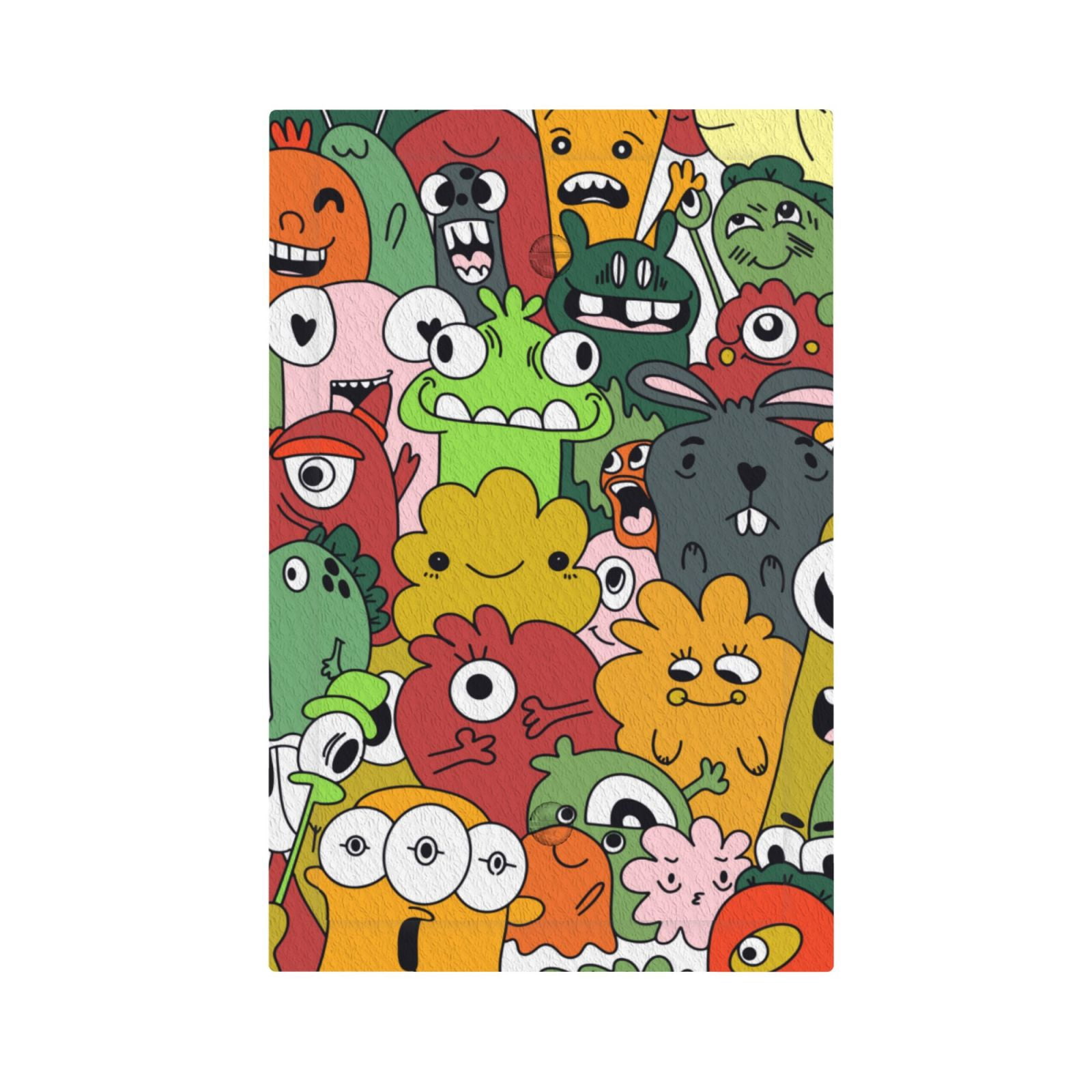 ZICANCN Outlet Covers Wall Plate, Mutil Smiling Monsters Light Switch ...