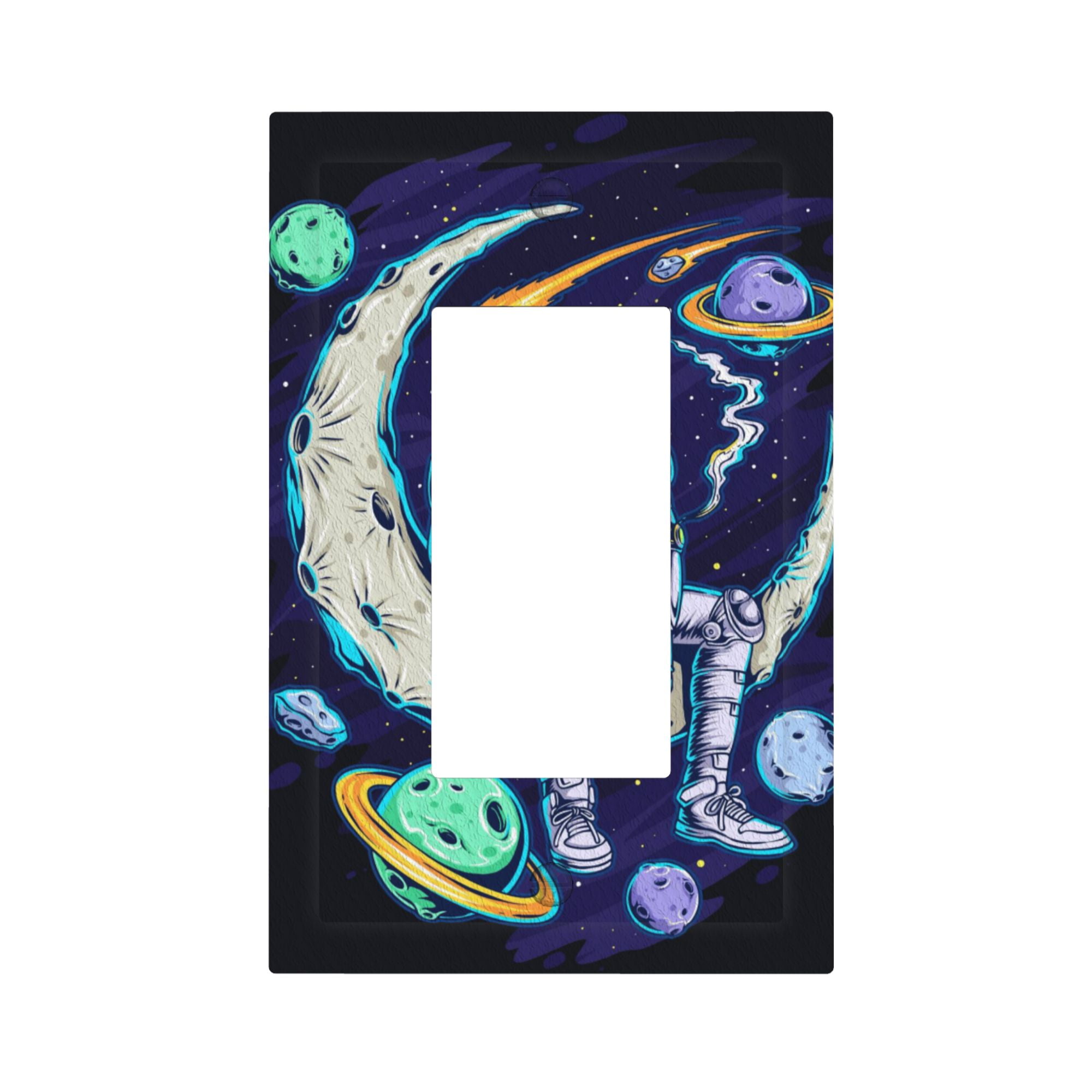 ZICANCN Outlet Covers Wall Plate, Outer Galaxy Space Astronaut Light ...
