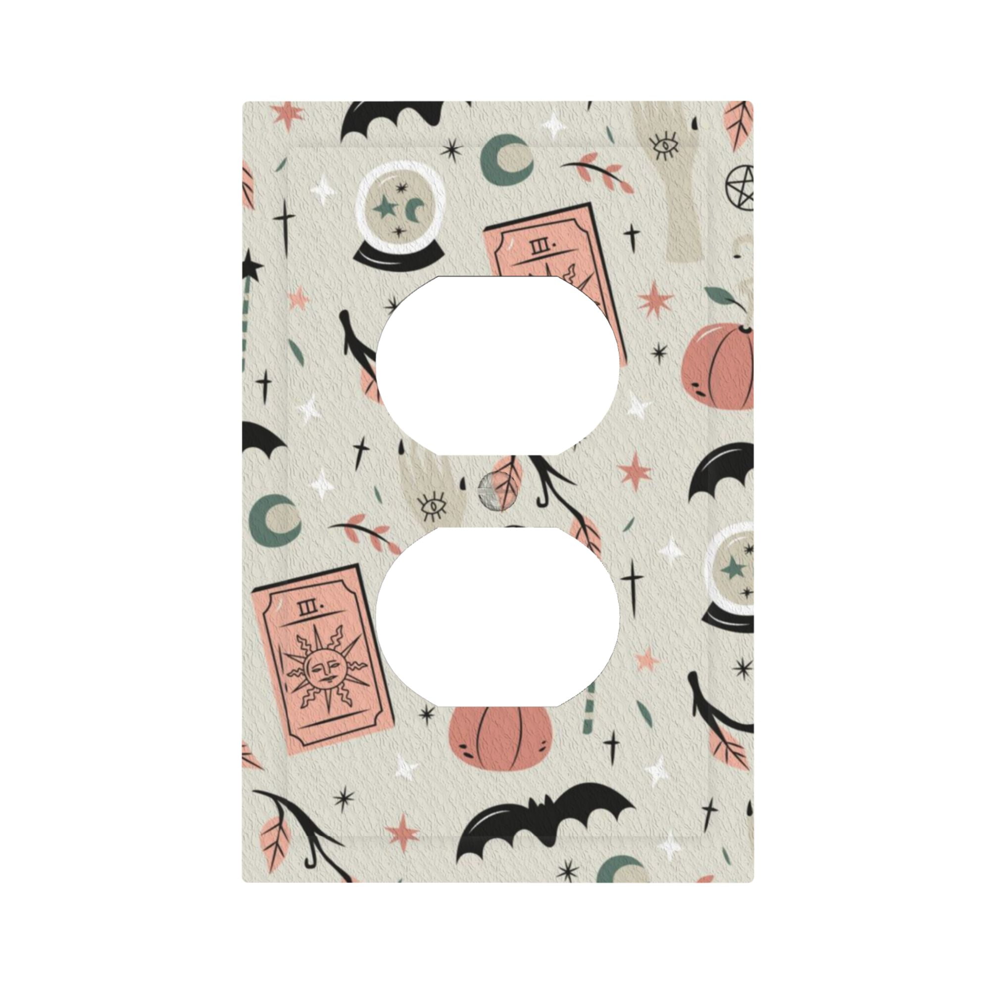 ZICANCN Outlet Covers Wall Plate, Pastel Scary Halloween Celebration ...