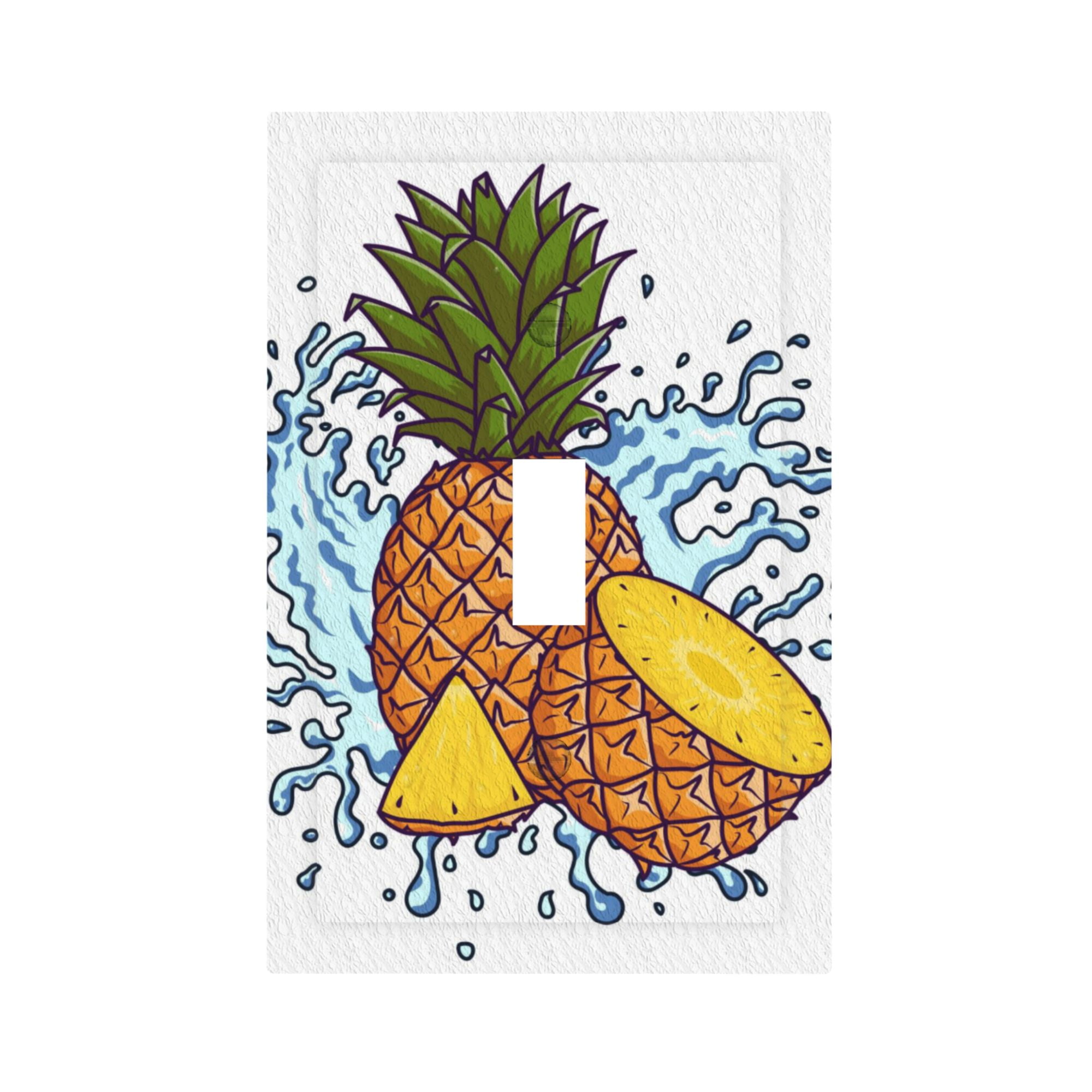 ZICANCN Outlet Covers Wall Plate, Pineapple Juice Drip Splash Light ...