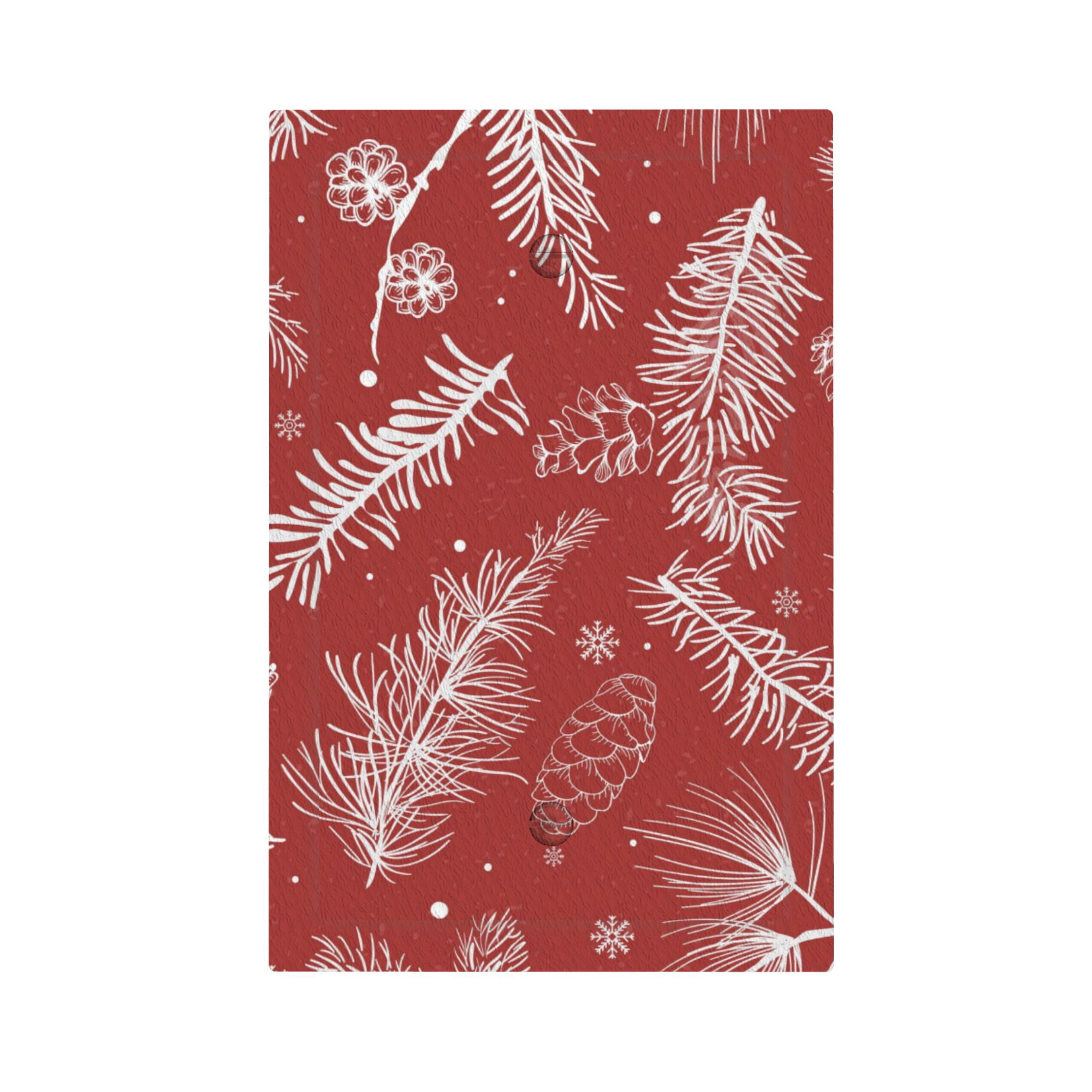 ZICANCN Outlet Covers Wall Plate, Red Christmas Winter Snowflake Light ...